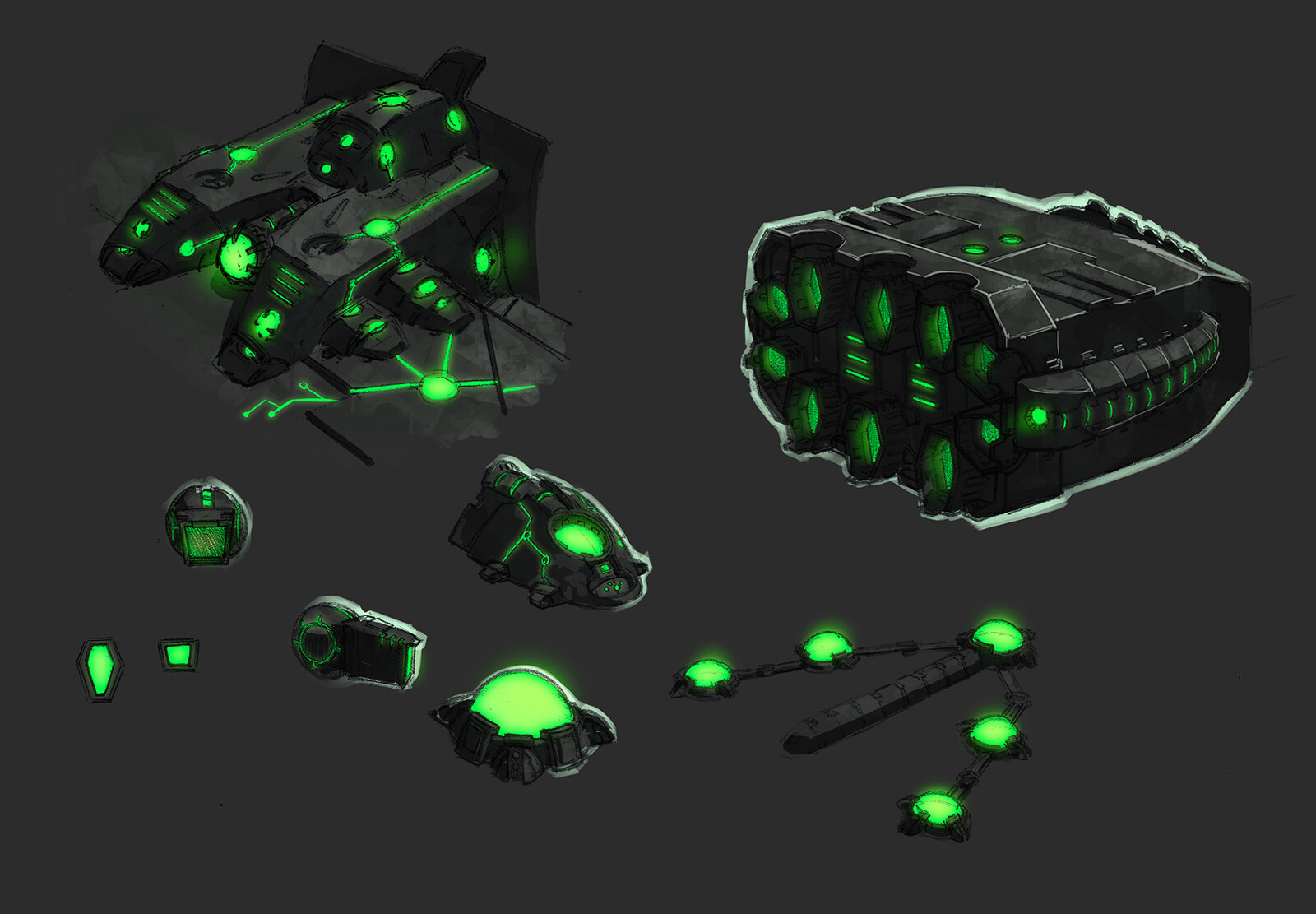 edouard boccard - Battlefleet gothic: Armada 2 Necron Concepts © Games ...