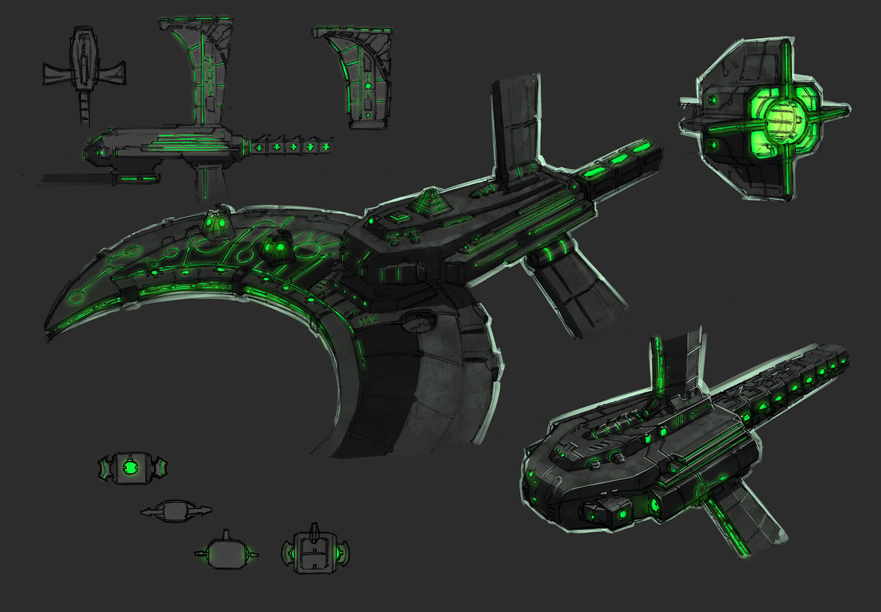 edouard boccard - Battlefleet gothic: Armada 2 Necron Concepts © Games ...