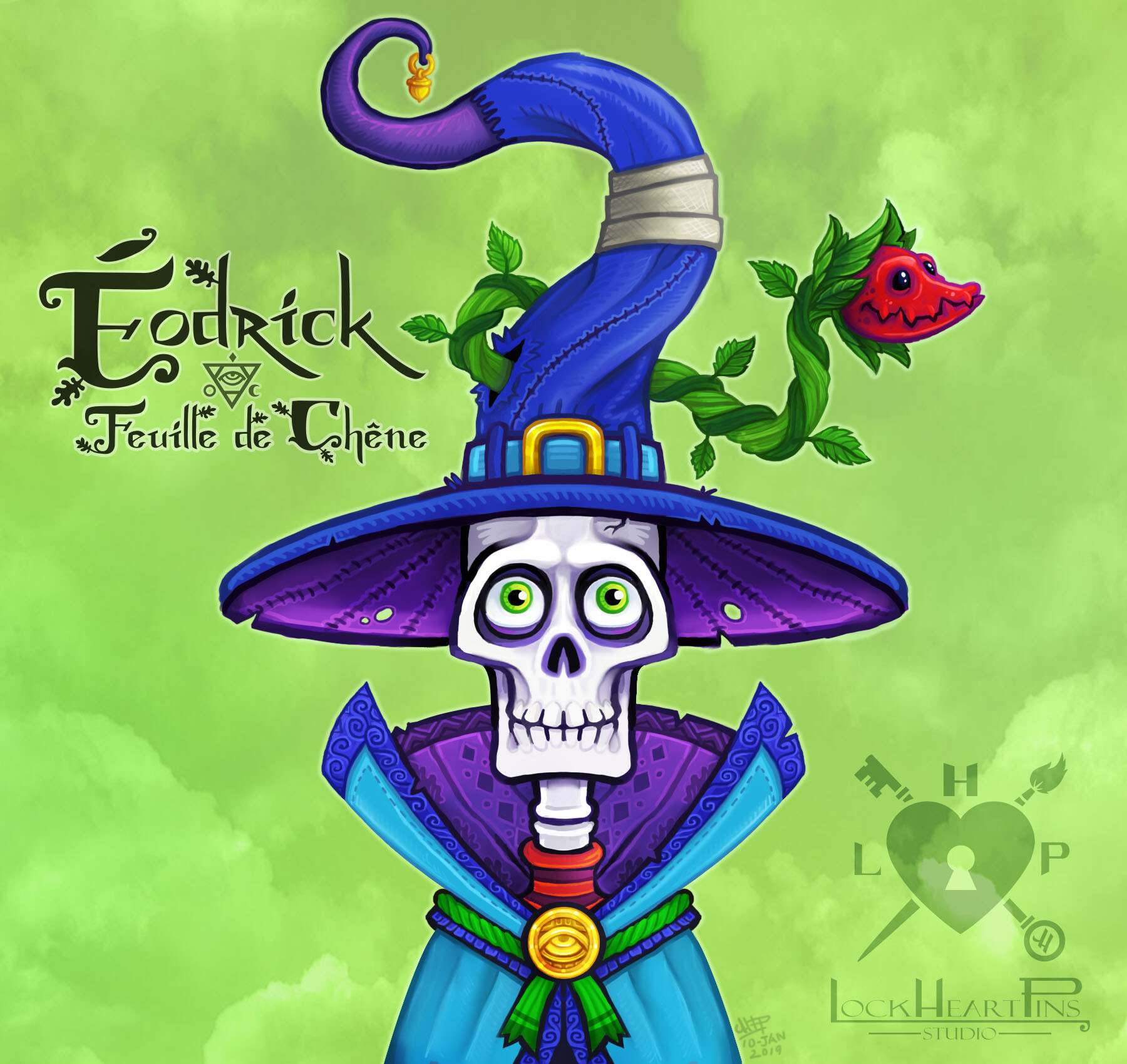 ArtStation - Éodrick Feuille de Chêne ( Eodrick Oak Leaf )