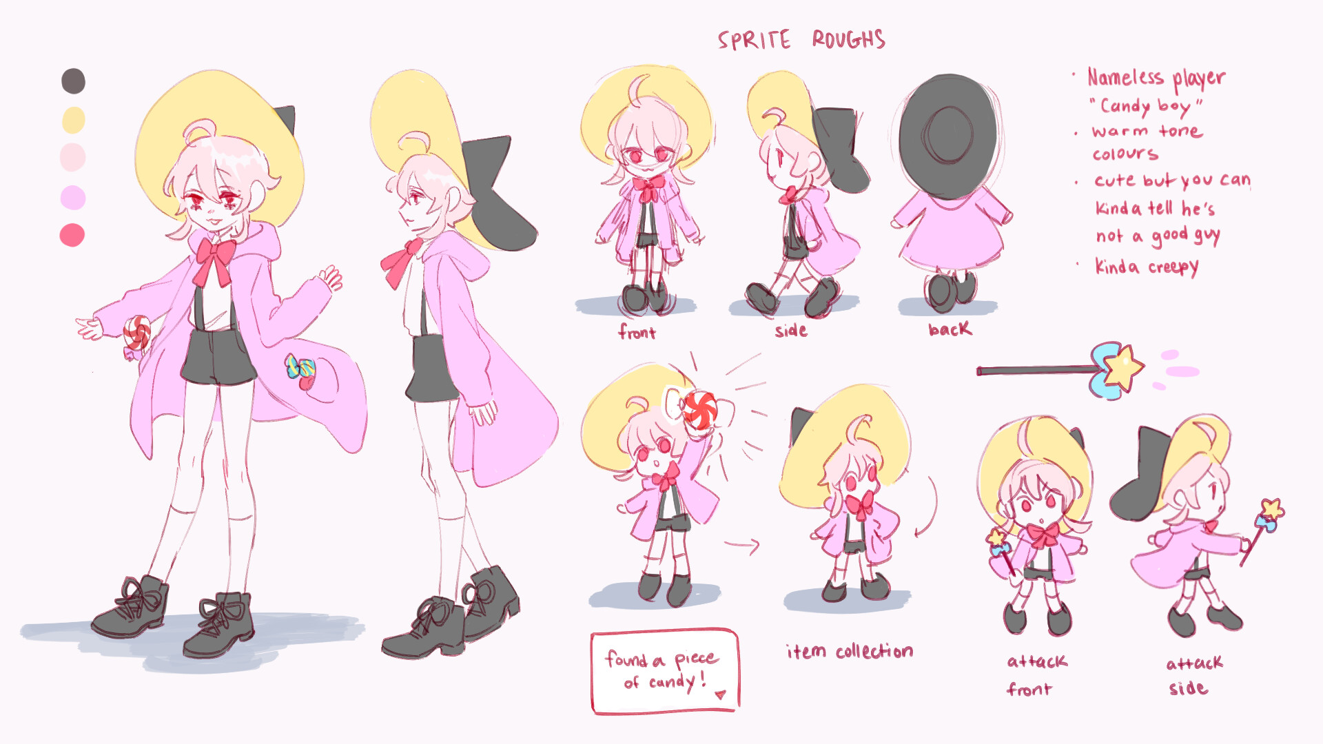 ArtStation - Candy Boy - Original Concept Sketches