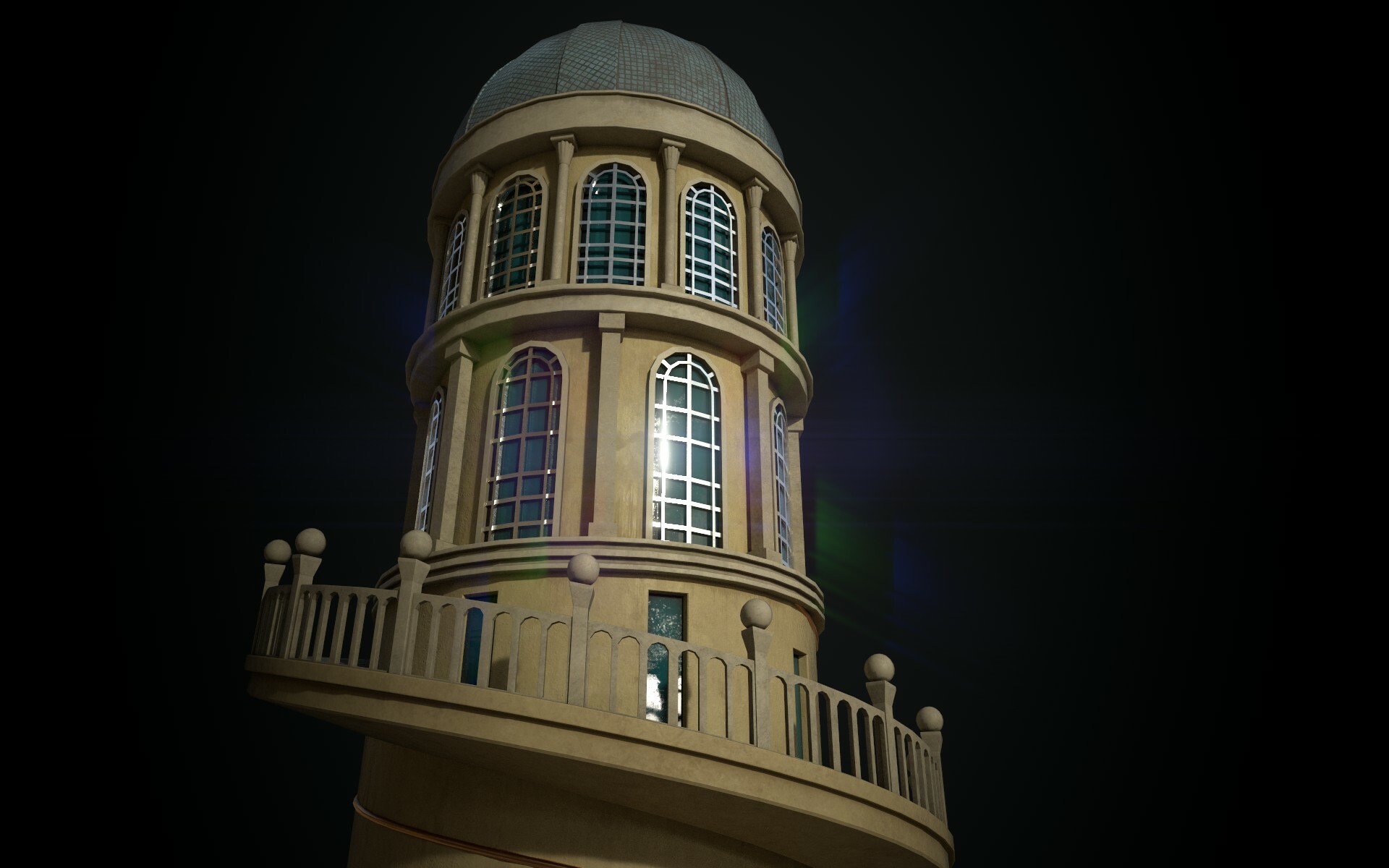ArtStation - Greek Tower