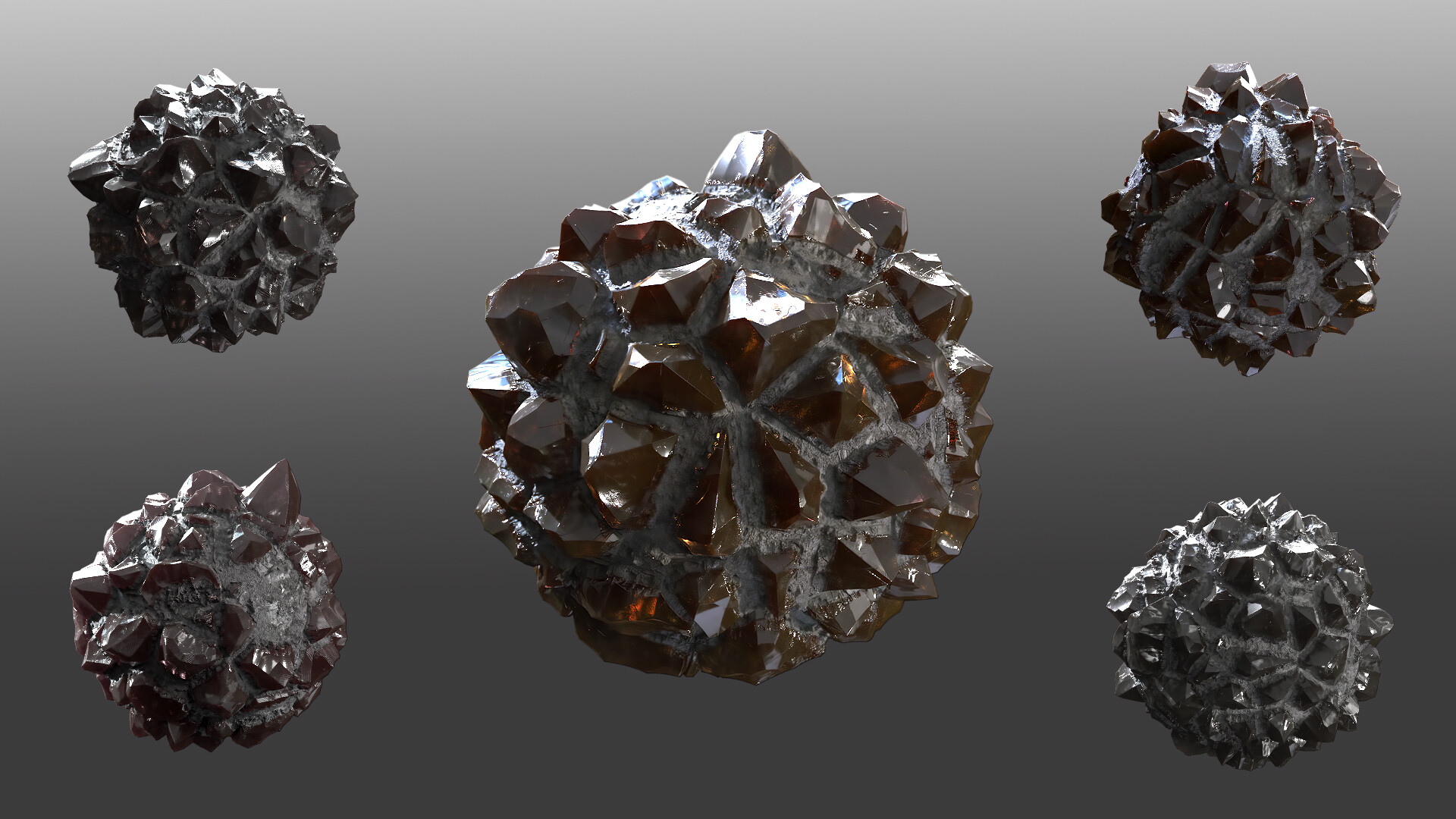 obsidian texture 3d