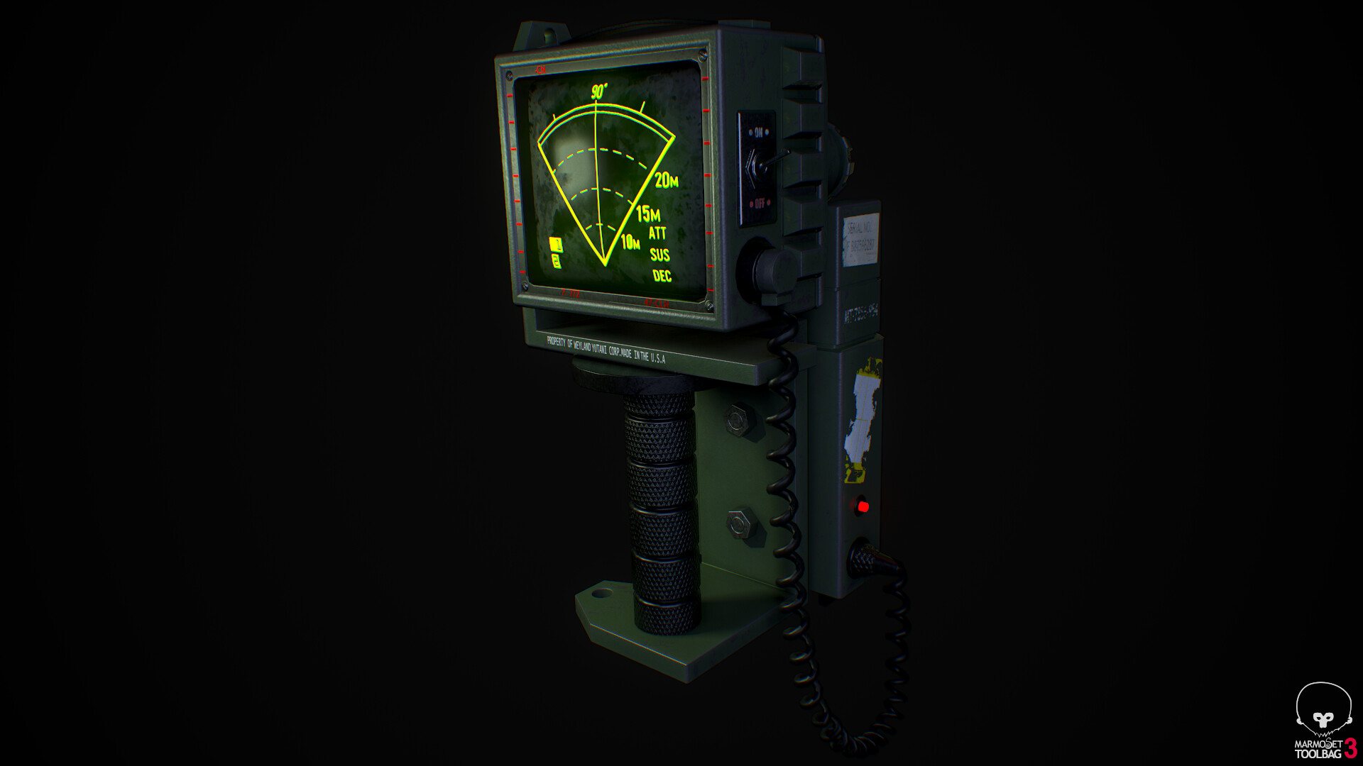 ArtStation - Alien Isolation Motion Tracker