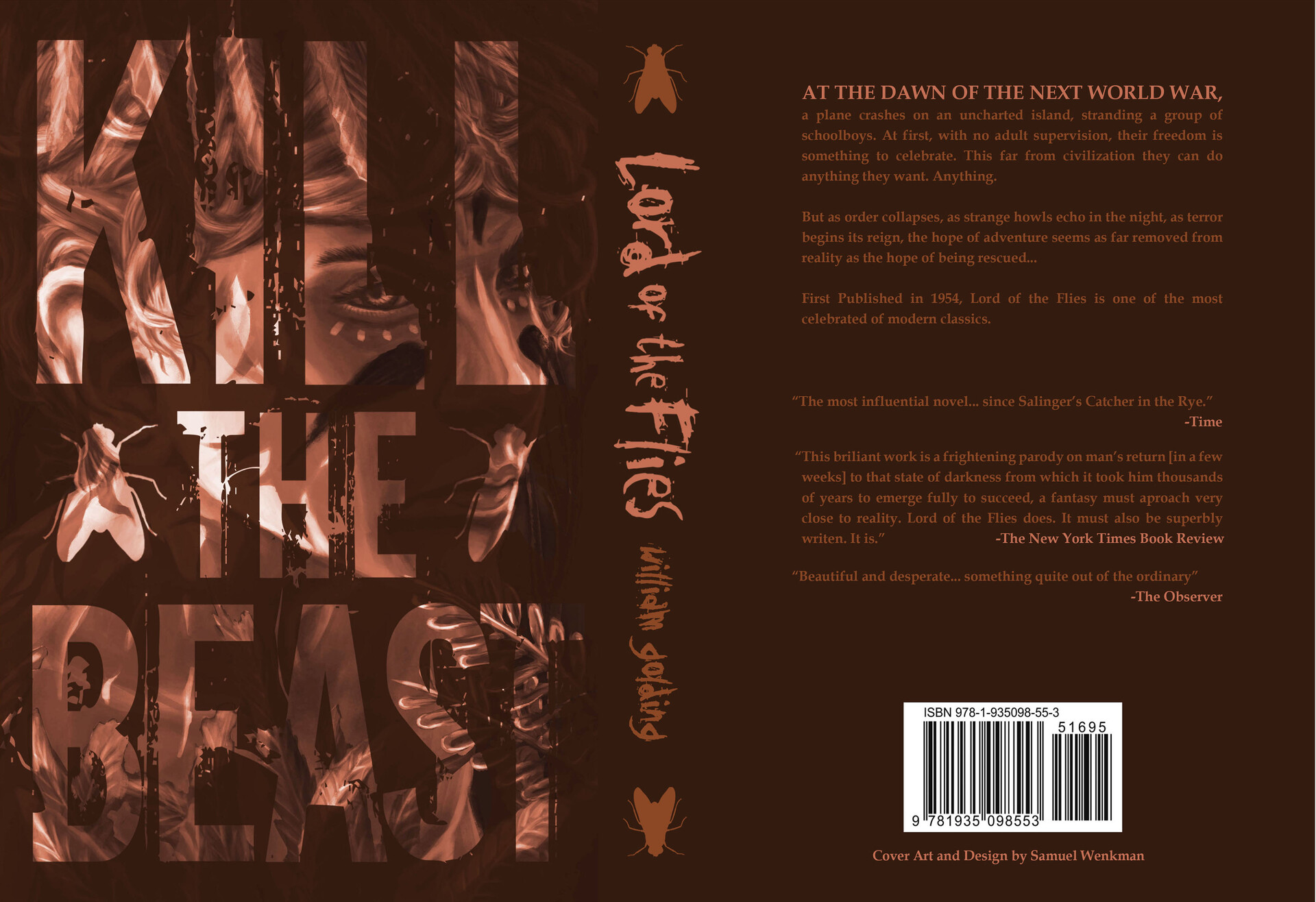 Lord Of The Flies Book Cover Back