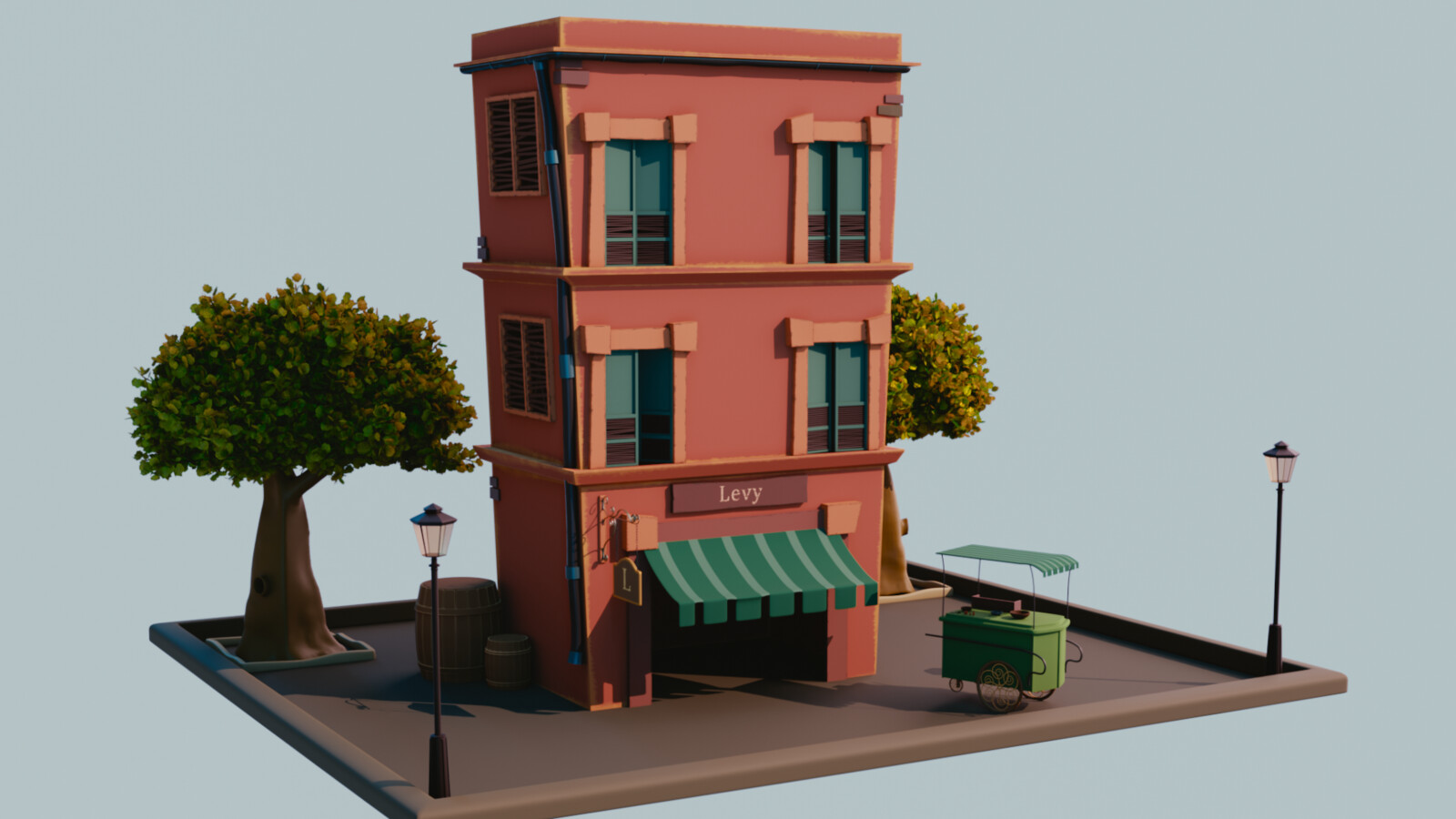 Leonardo Angulo - Levy building (personal work)