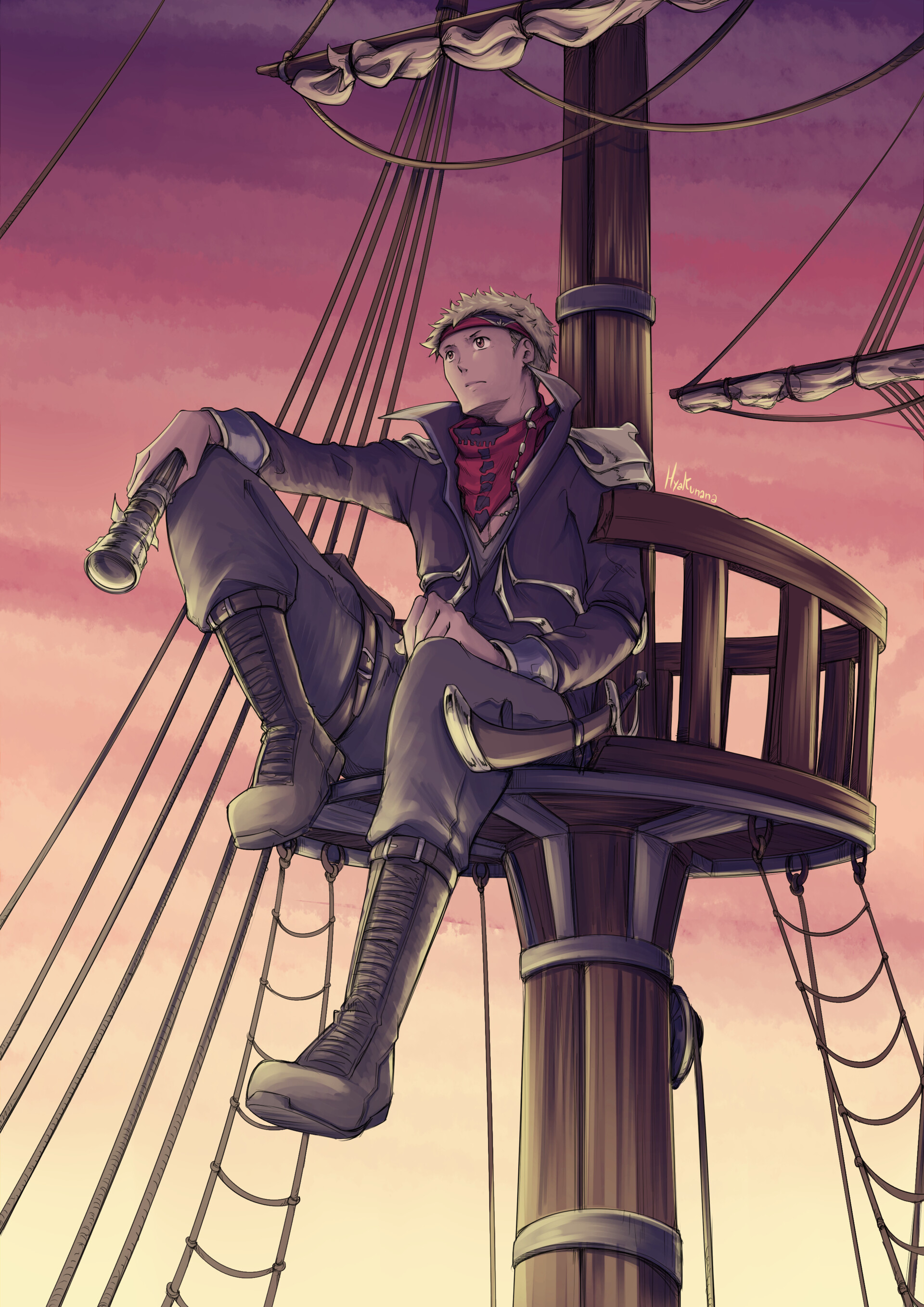 ArtStation - Pirate/Merman AU - The Pirate (25/10/2018)