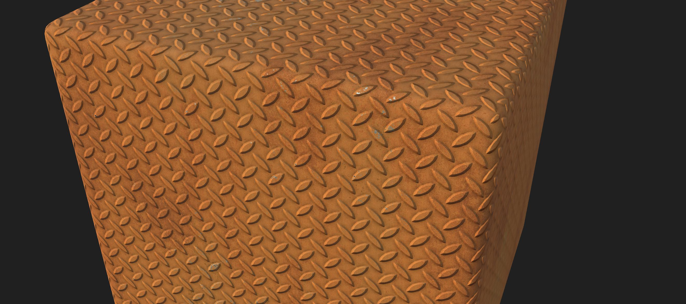 MIPE DESIGN - Metal Floor Rusted Texture - SUBSTANCE DESIGNER