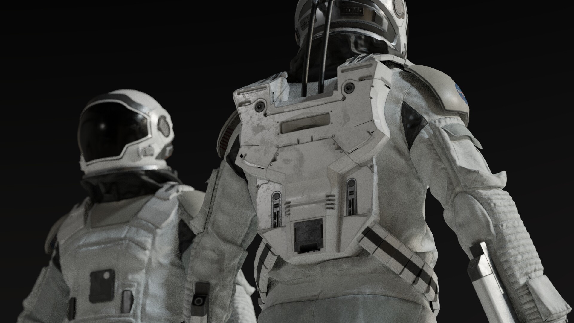 Interstellar Black Space Suit