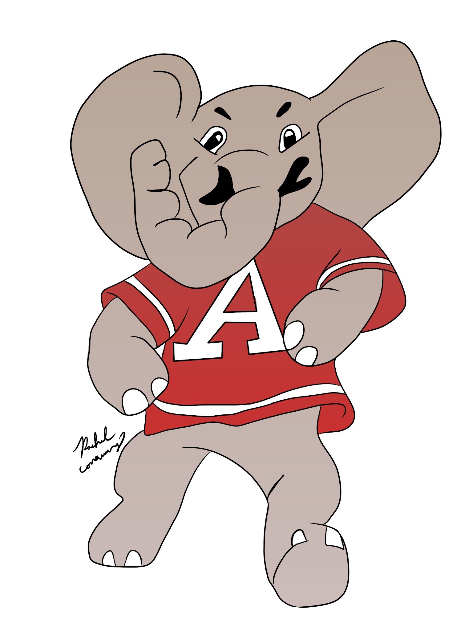 big al mascot coloring pages