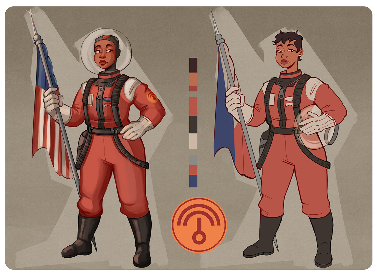 ArtStation - The Astronaut - OC Design