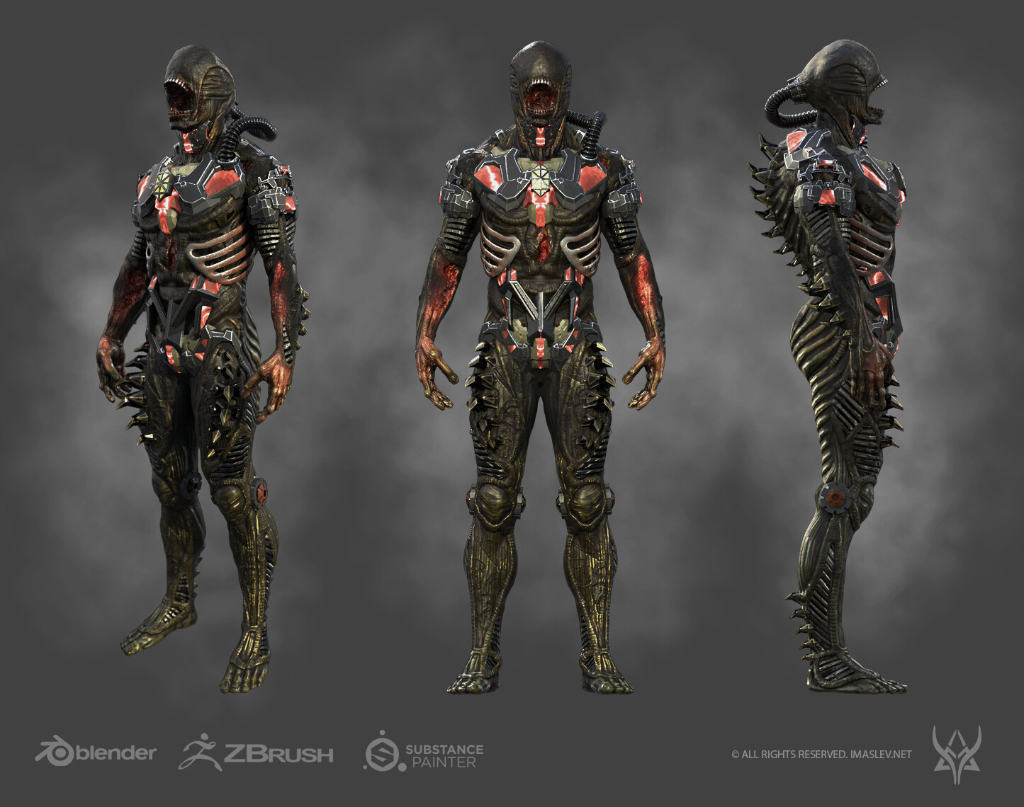 Ivan Maslev - BLOODMASTER IV - 3D Creature