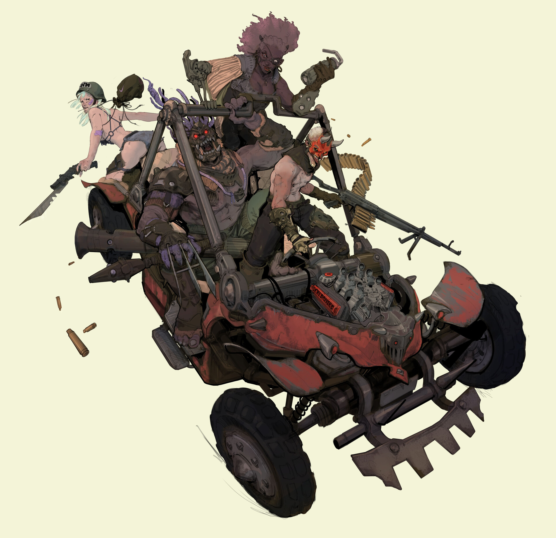 ArtStation - Devil Drivers - Mercenaries