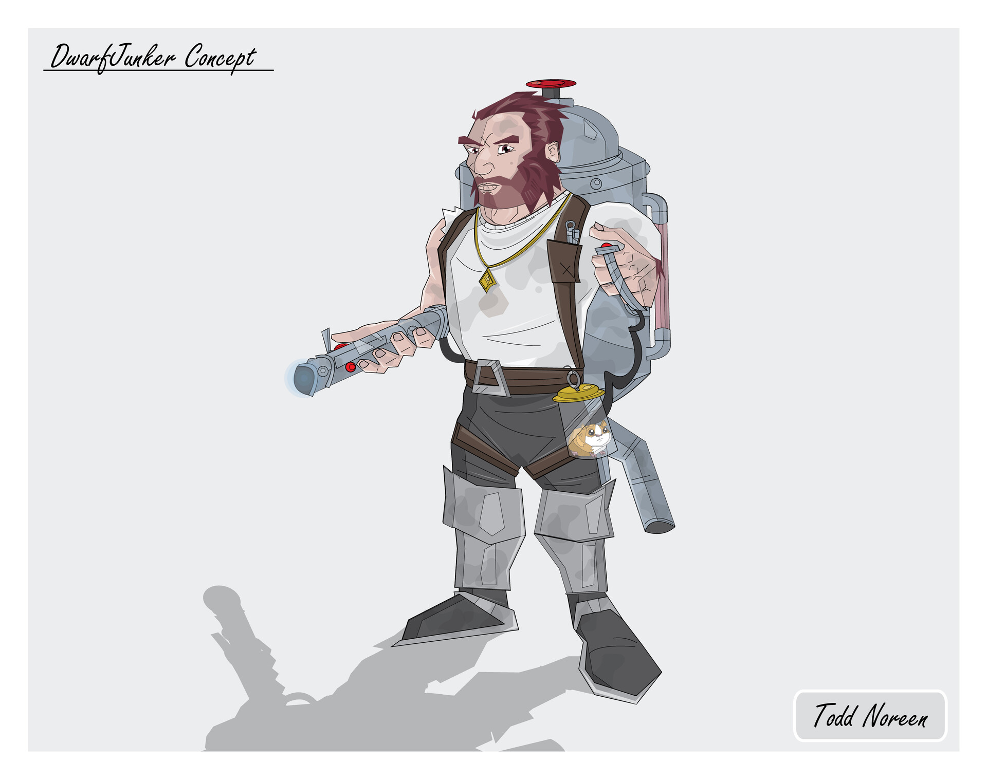 ArtStation - Dwarf Junker Character