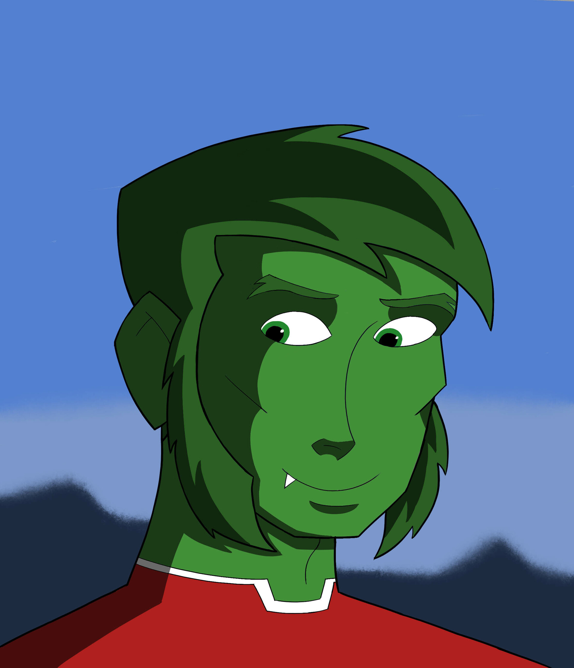 ArtStation - Beast Boy Headshot