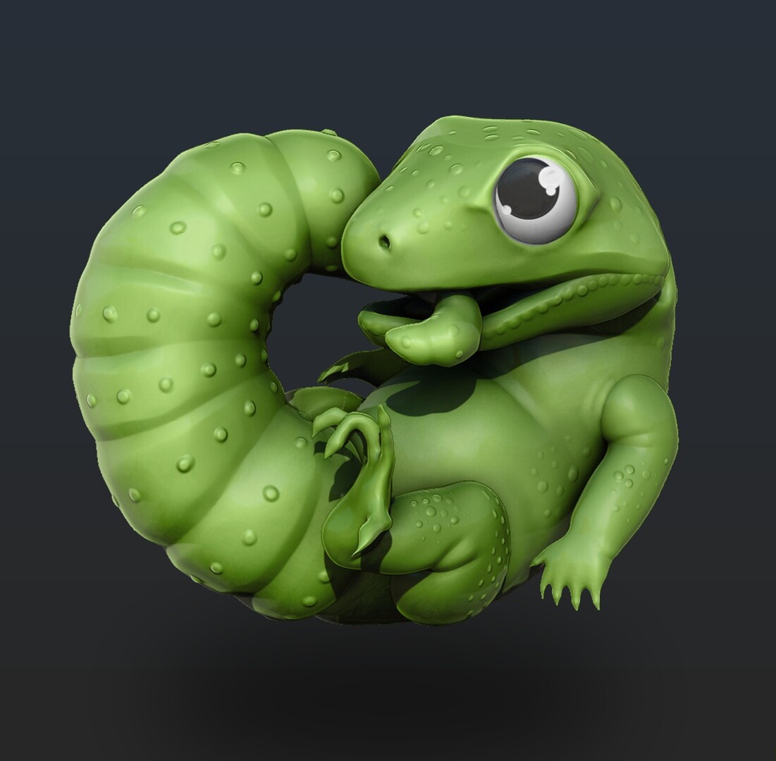 ArtStation - Lizard speedsculpt