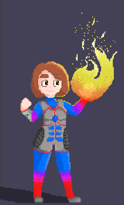 ArtStation - Fire Bender - PixelArt