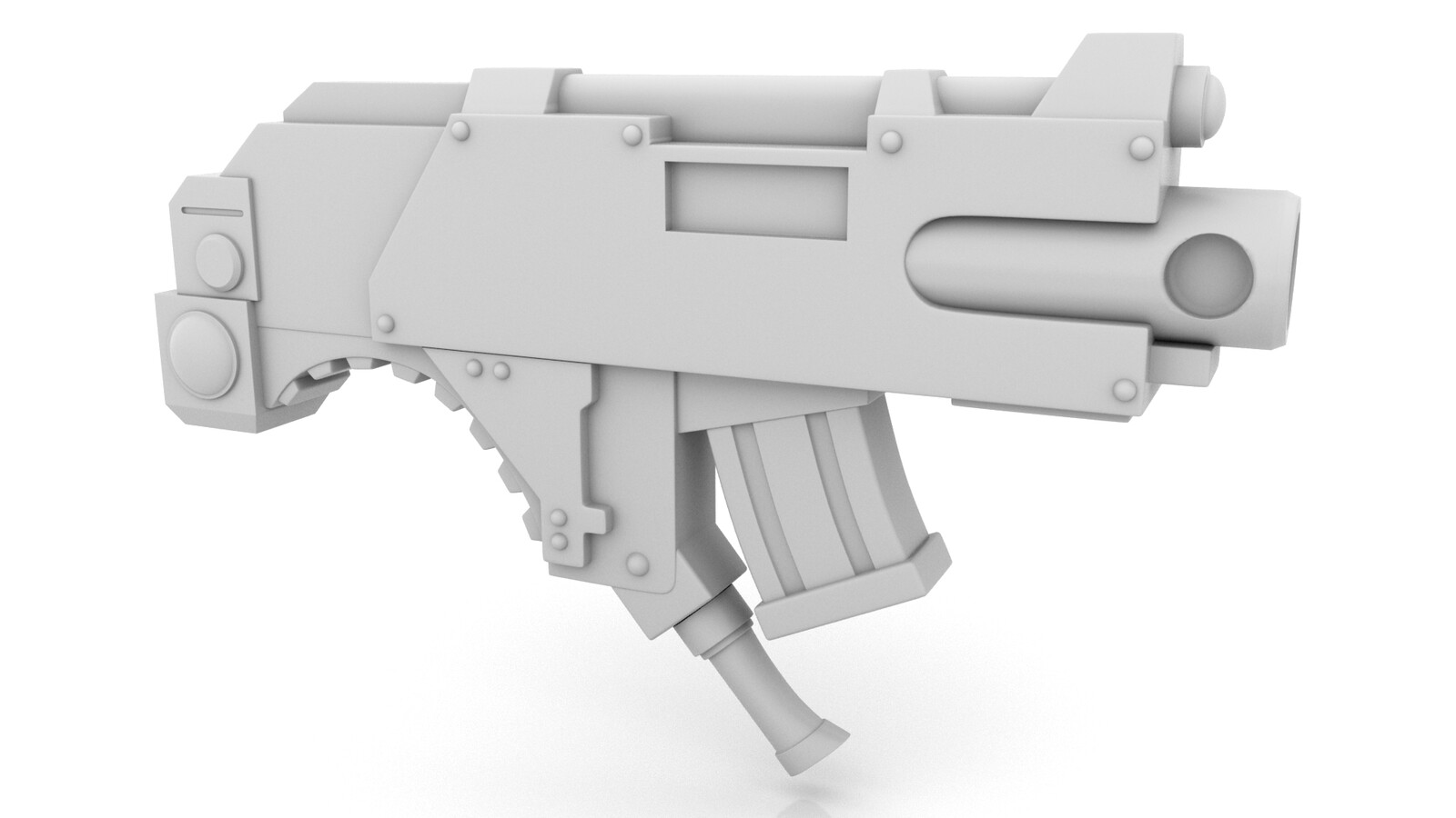 Sean H Bullough - Warhammer 40K Weaponry for 3D printing
