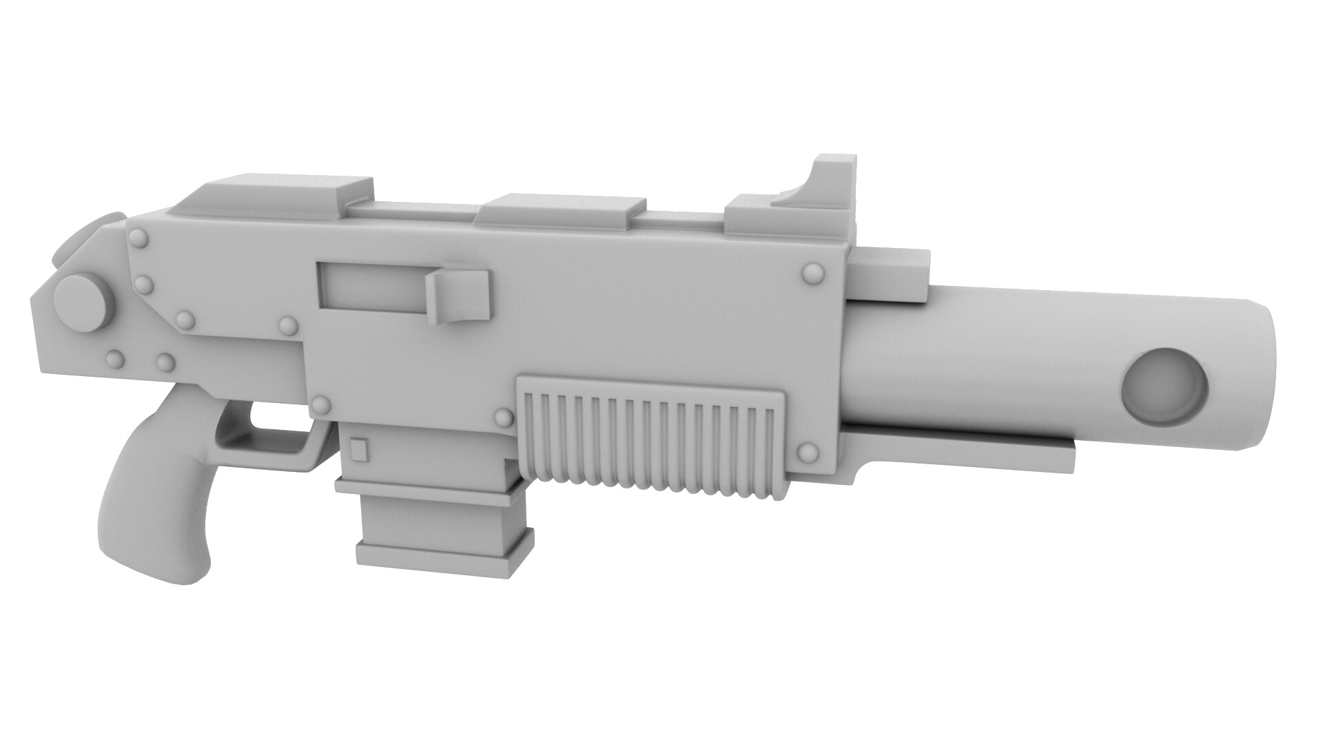 Sean H Bullough - Warhammer 40K Weaponry for 3D printing