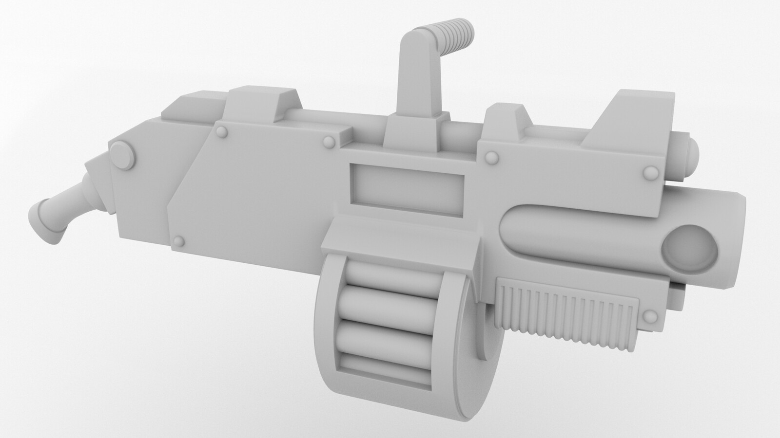 Sean H Bullough - Warhammer 40K Weaponry for 3D printing