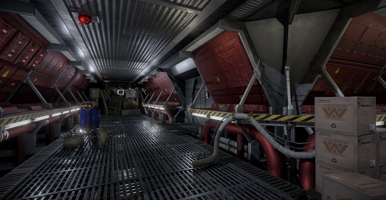 ArtStation - Alien: Hope for the future Hadleys Hope interior