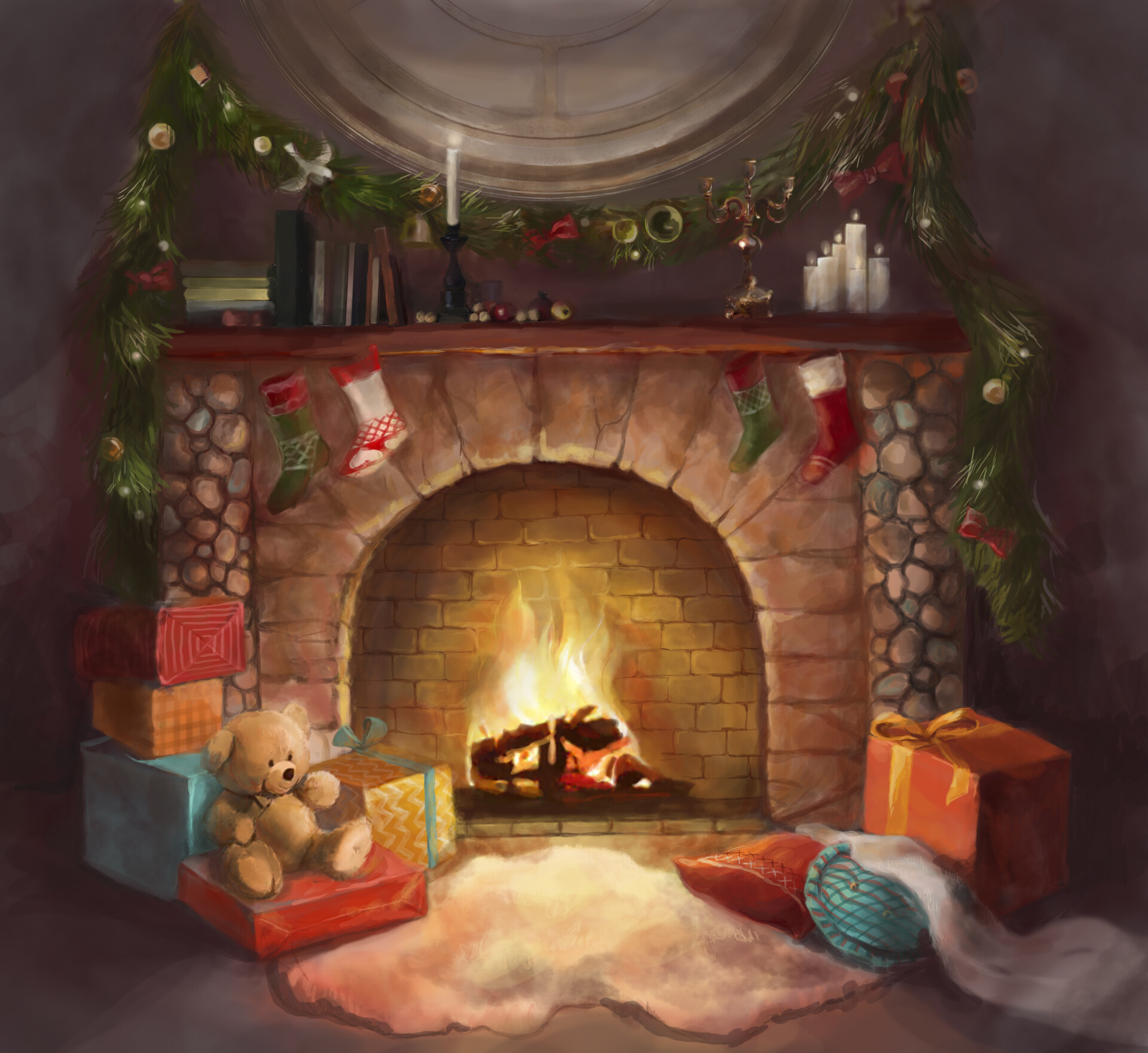 ArtStation - Fireplace