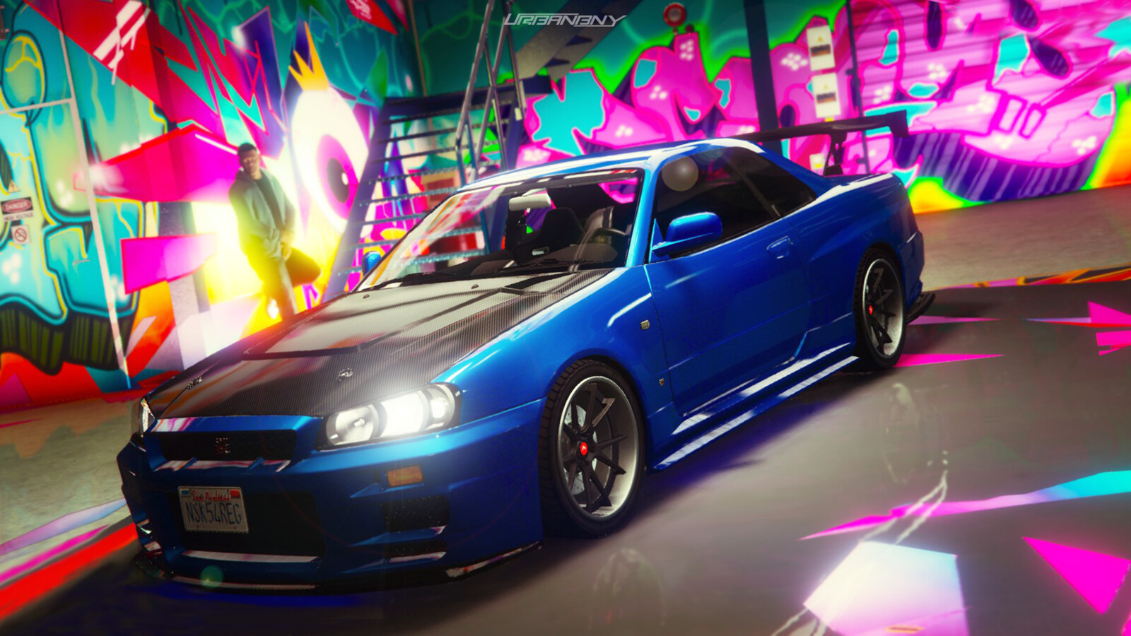 Max Makarov (URBANBNY) - Nissan Skyline GT-R34 (GTA V Mod)