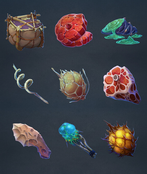 ArtStation - Icons for Colony