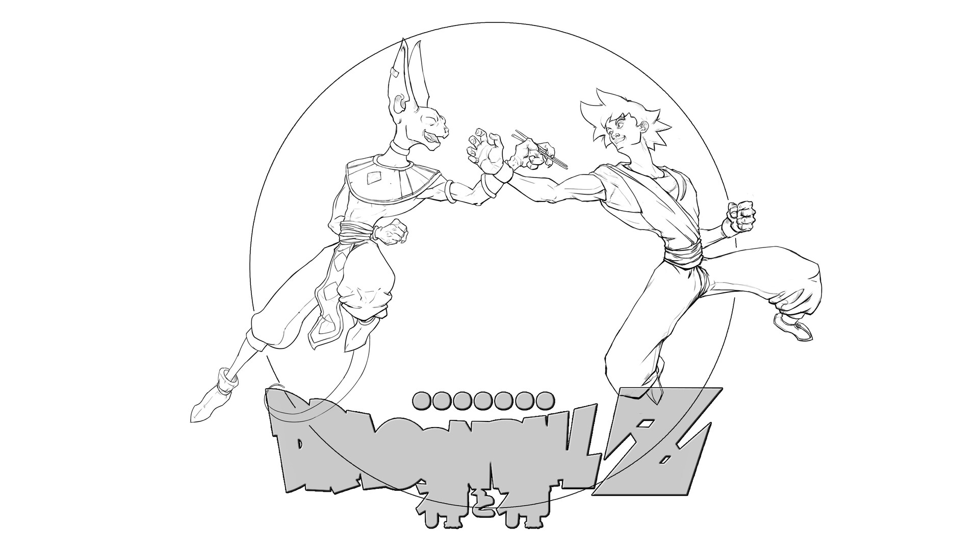 dragon ball z gods coloring pages