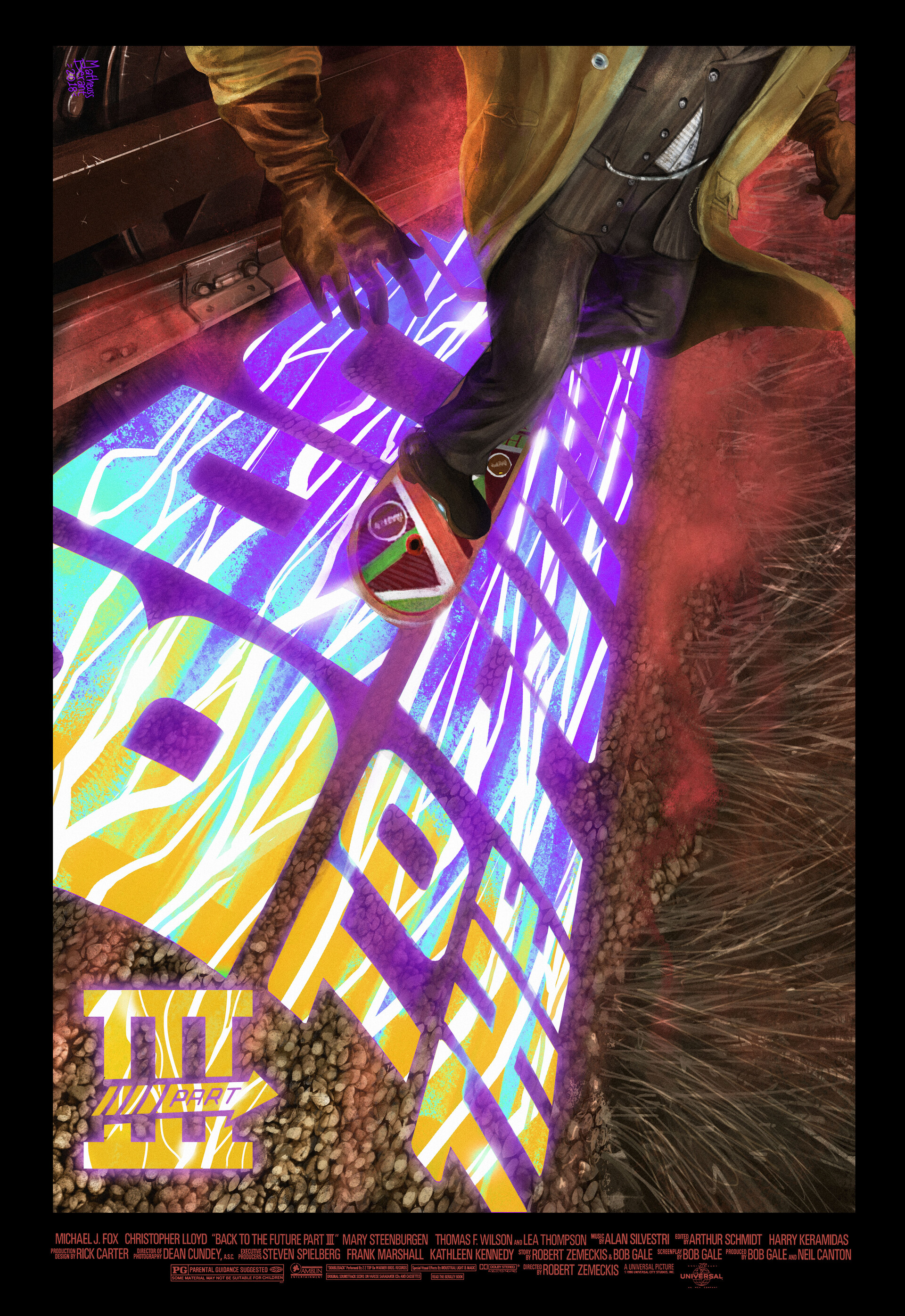 Matheuss Berant - BACK TO THE FUTURE Fanart Poster