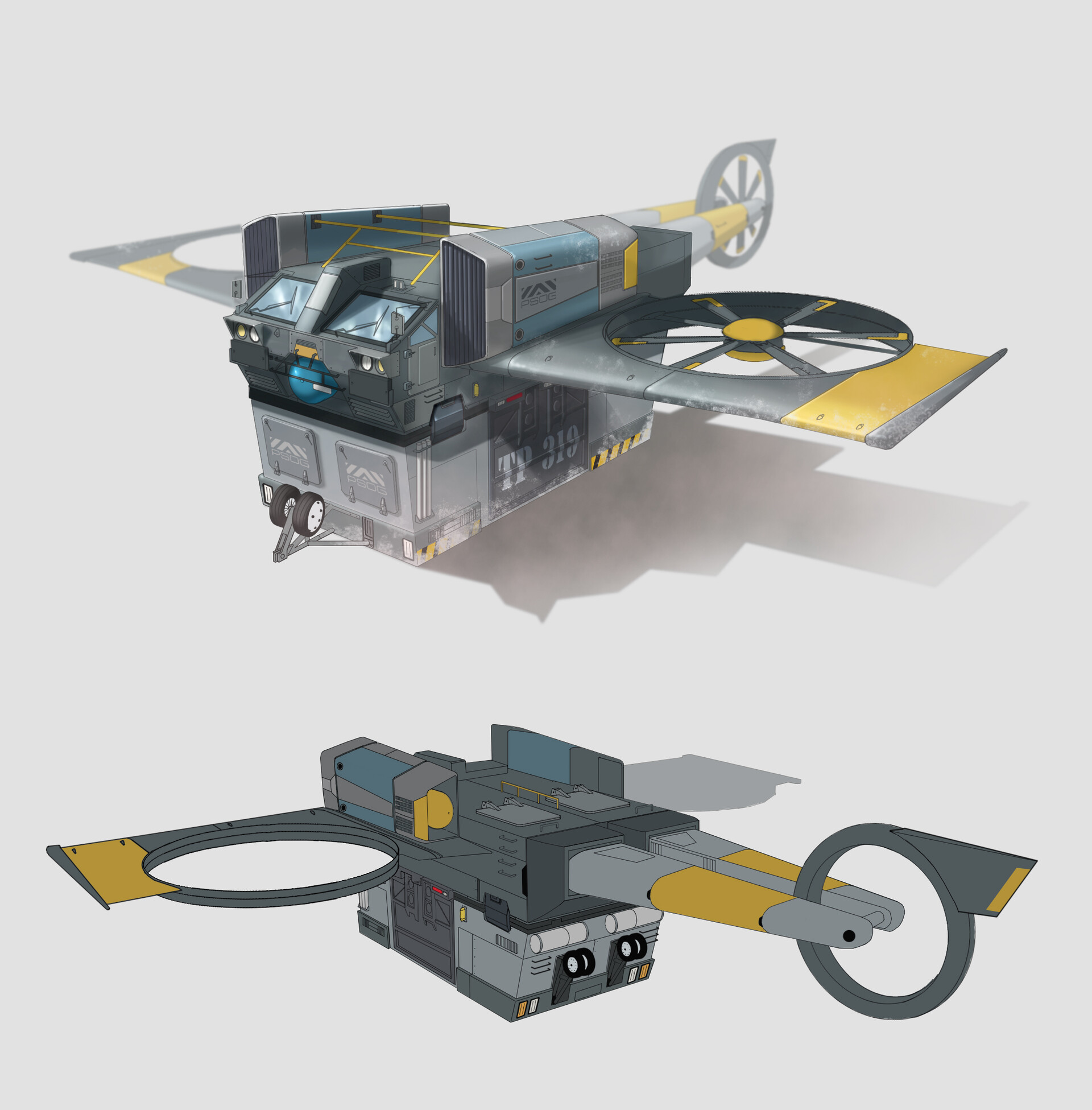 ArtStation - Transport aircraft