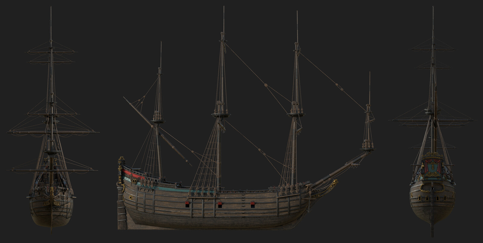 Vladimir Sitnik - Fluyt ship 16th century