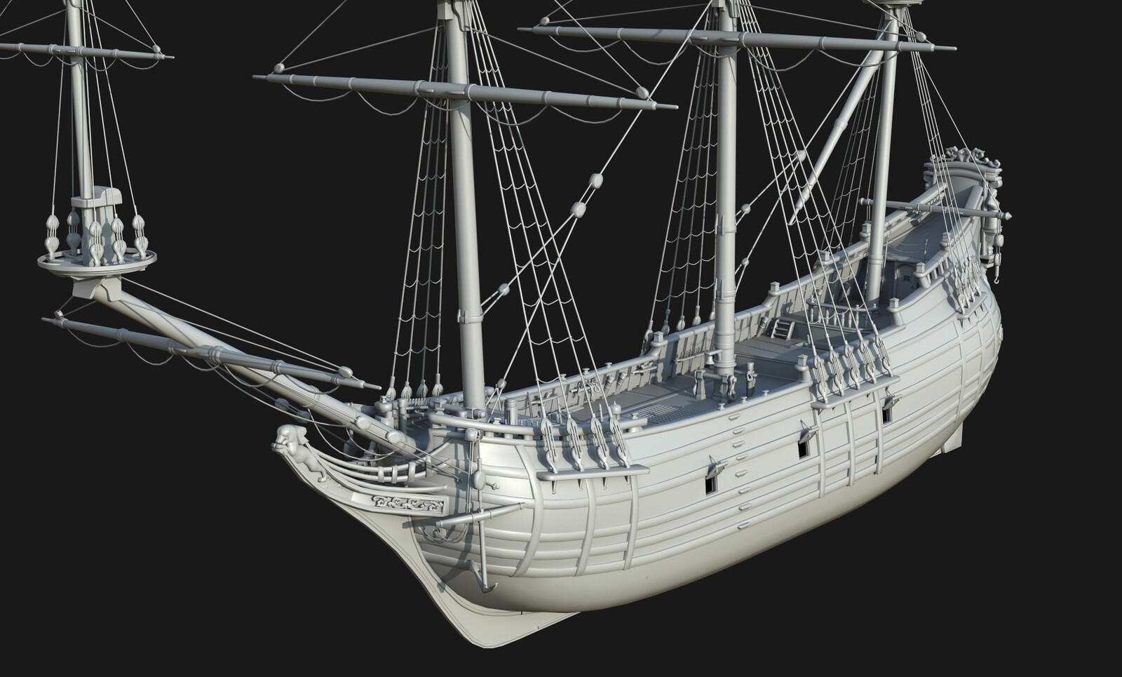 Vladimir Sitnik - Fluyt ship 16th century