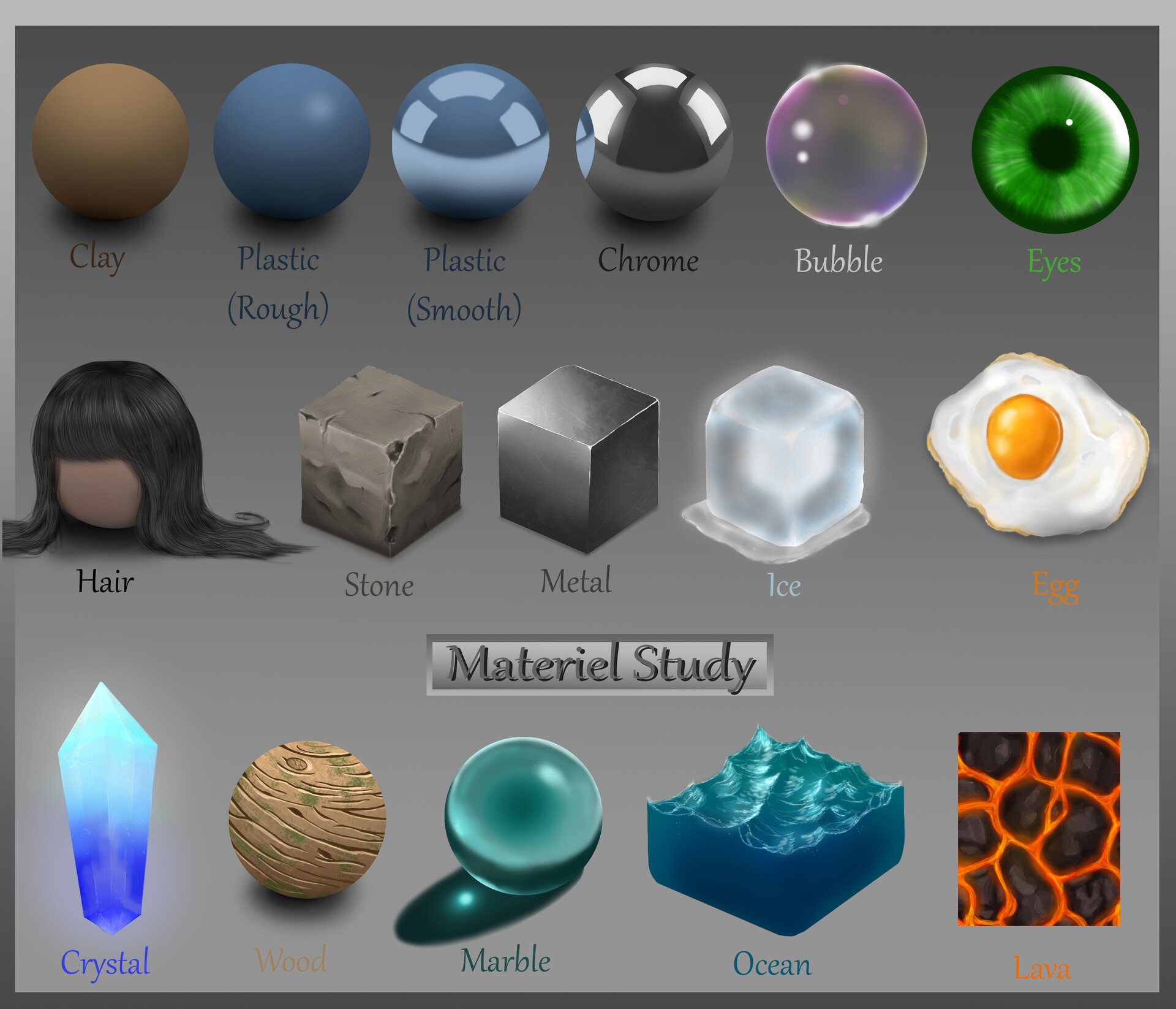 ArtStation - Material Study