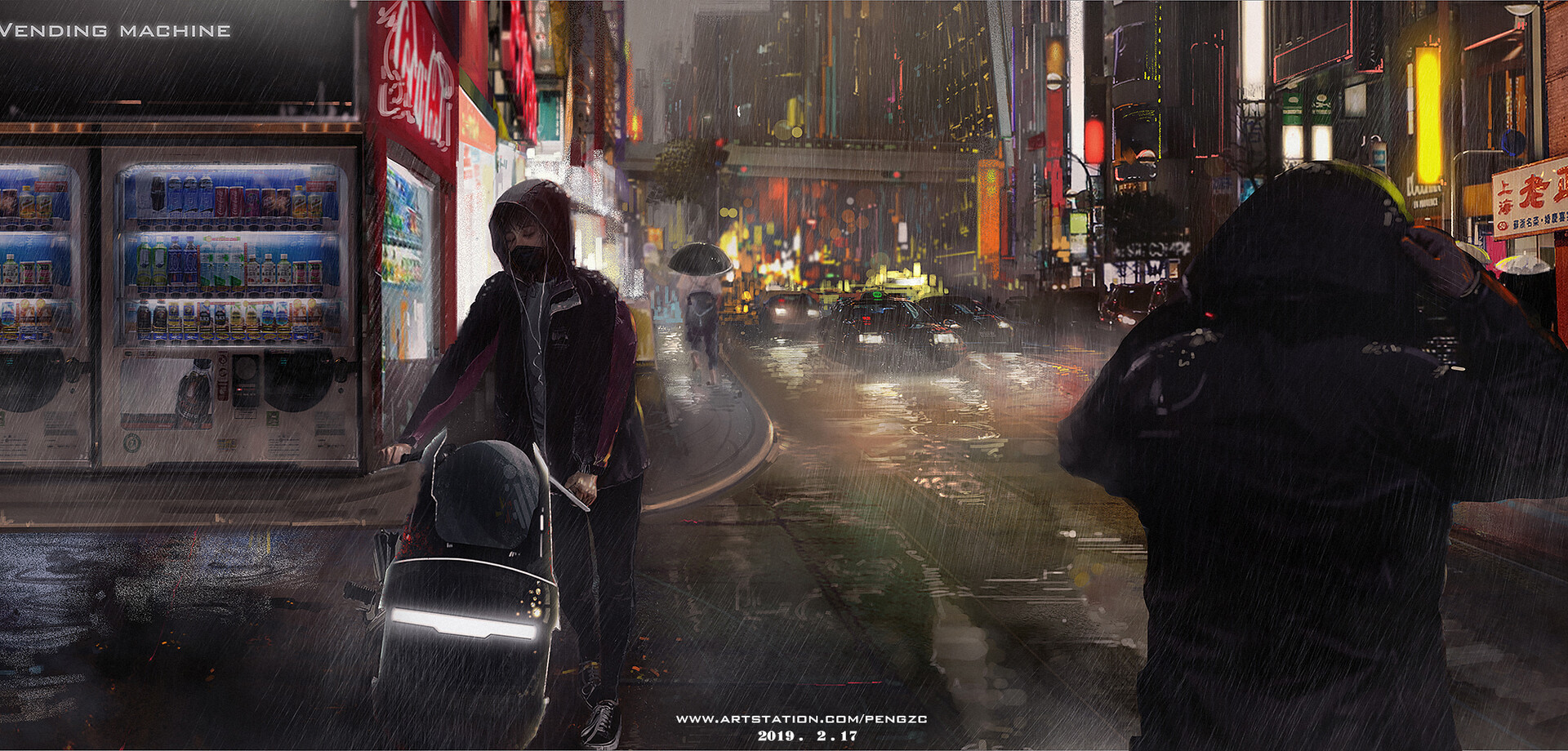 ArtStation - Rainy day