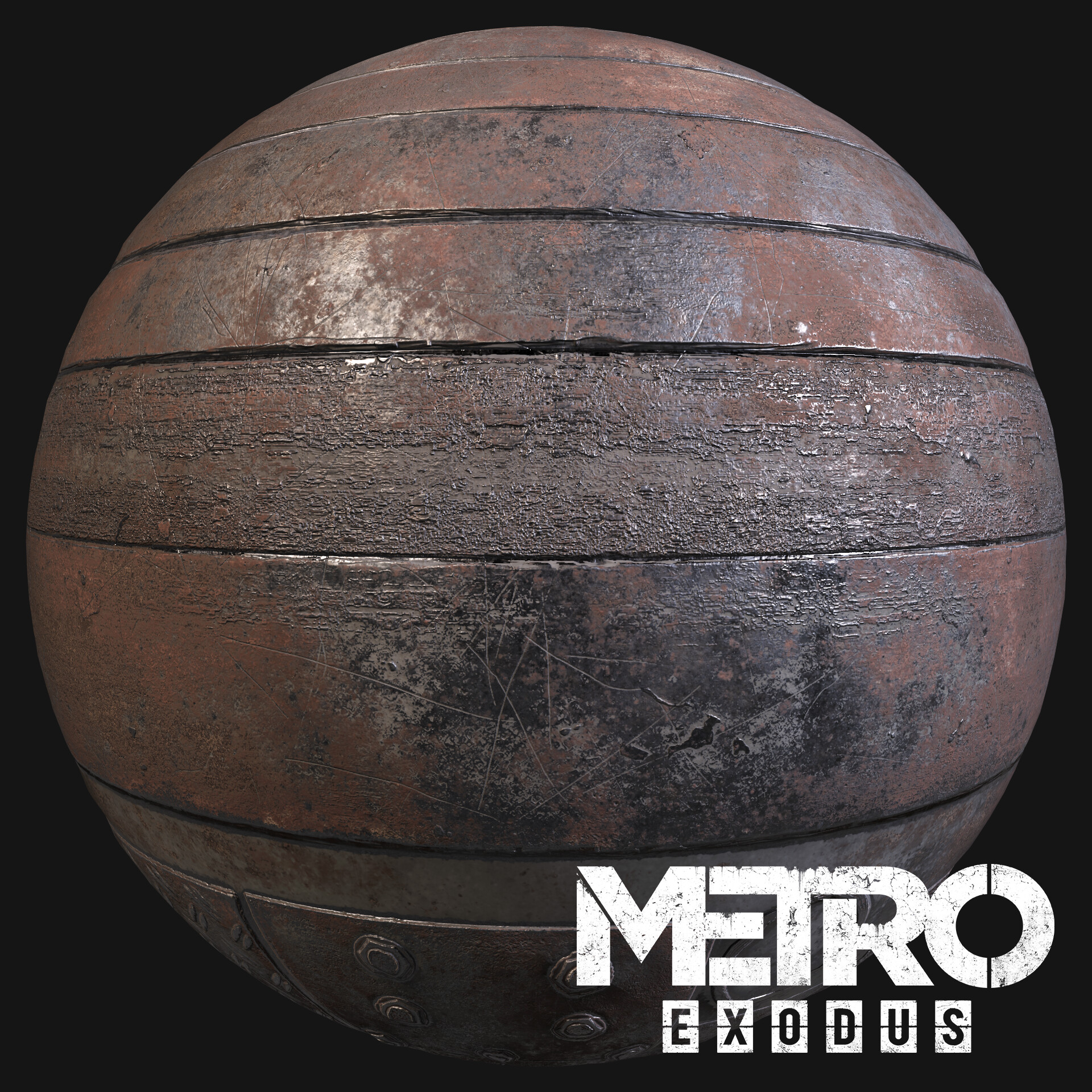 ArtStation - Metal Tiles for Metro Exodus