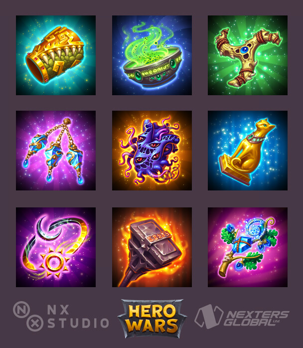 ArtStation - Weapon icons set 2