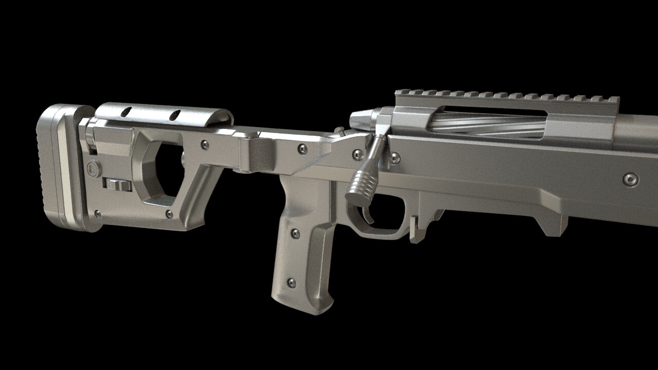 ArtStation - Magpul R700 WIP