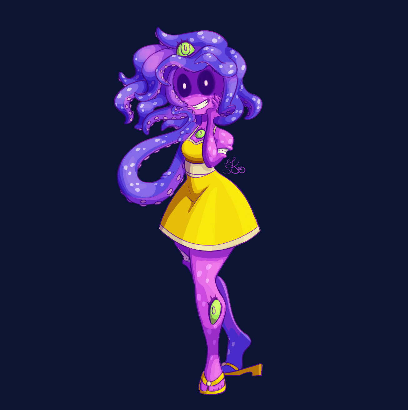ArtStation - Zoe the Eldritch Cutie