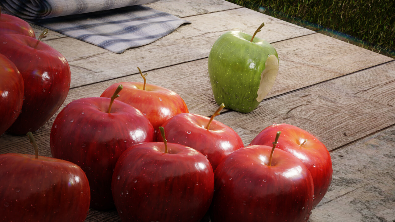 ArtStation - Just a Different Apple
