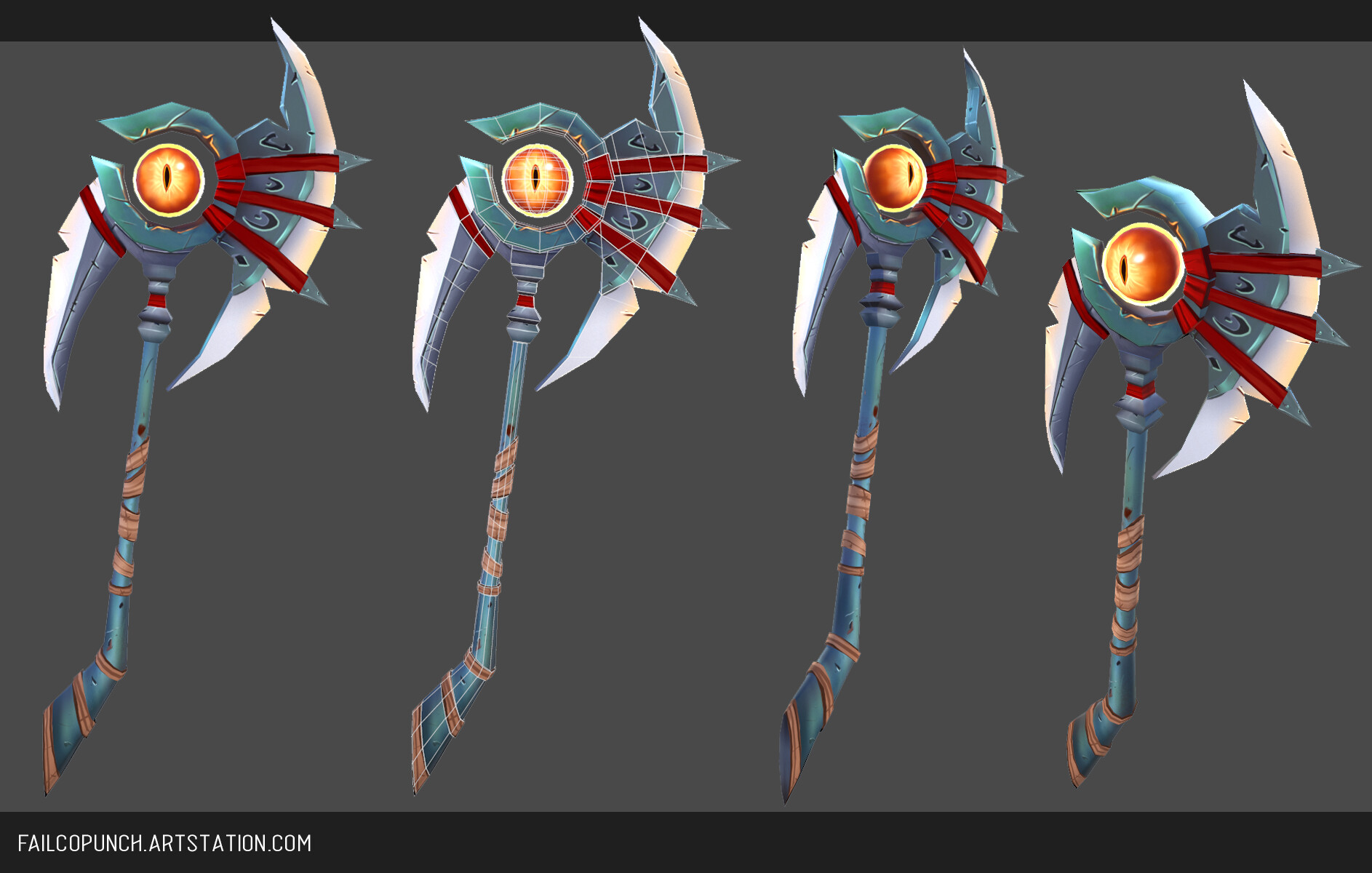 Danielle (Falco) DiFalco - Low Poly Weapon Set