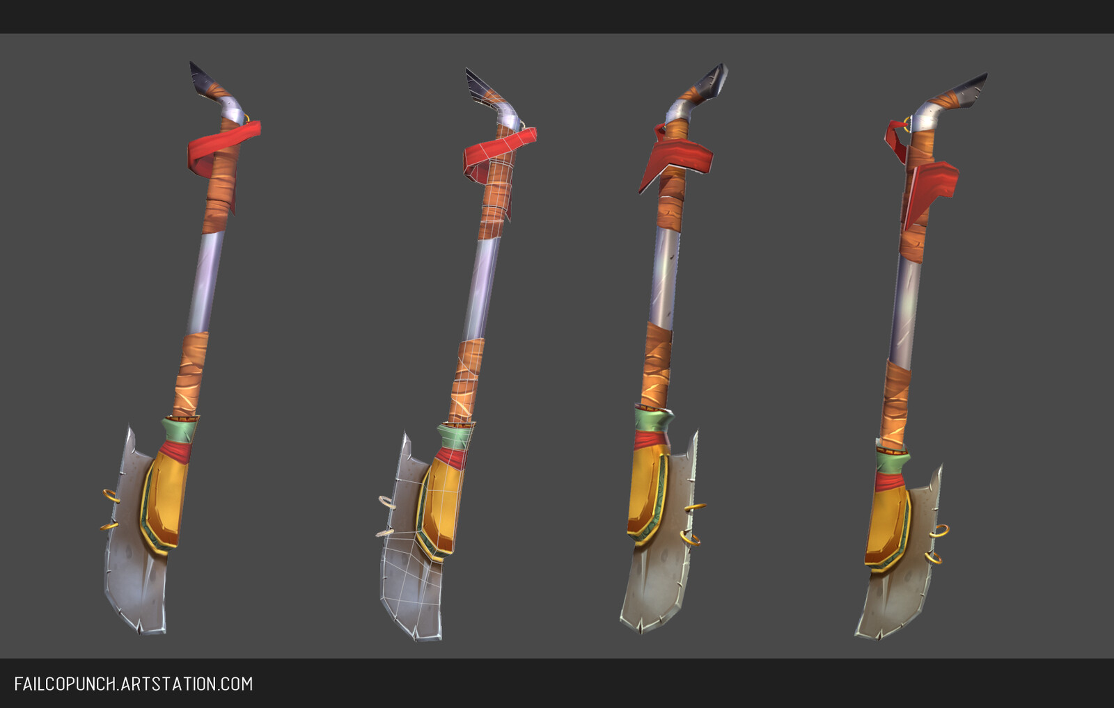 Danielle (Falco) DiFalco - Low Poly Weapon Set