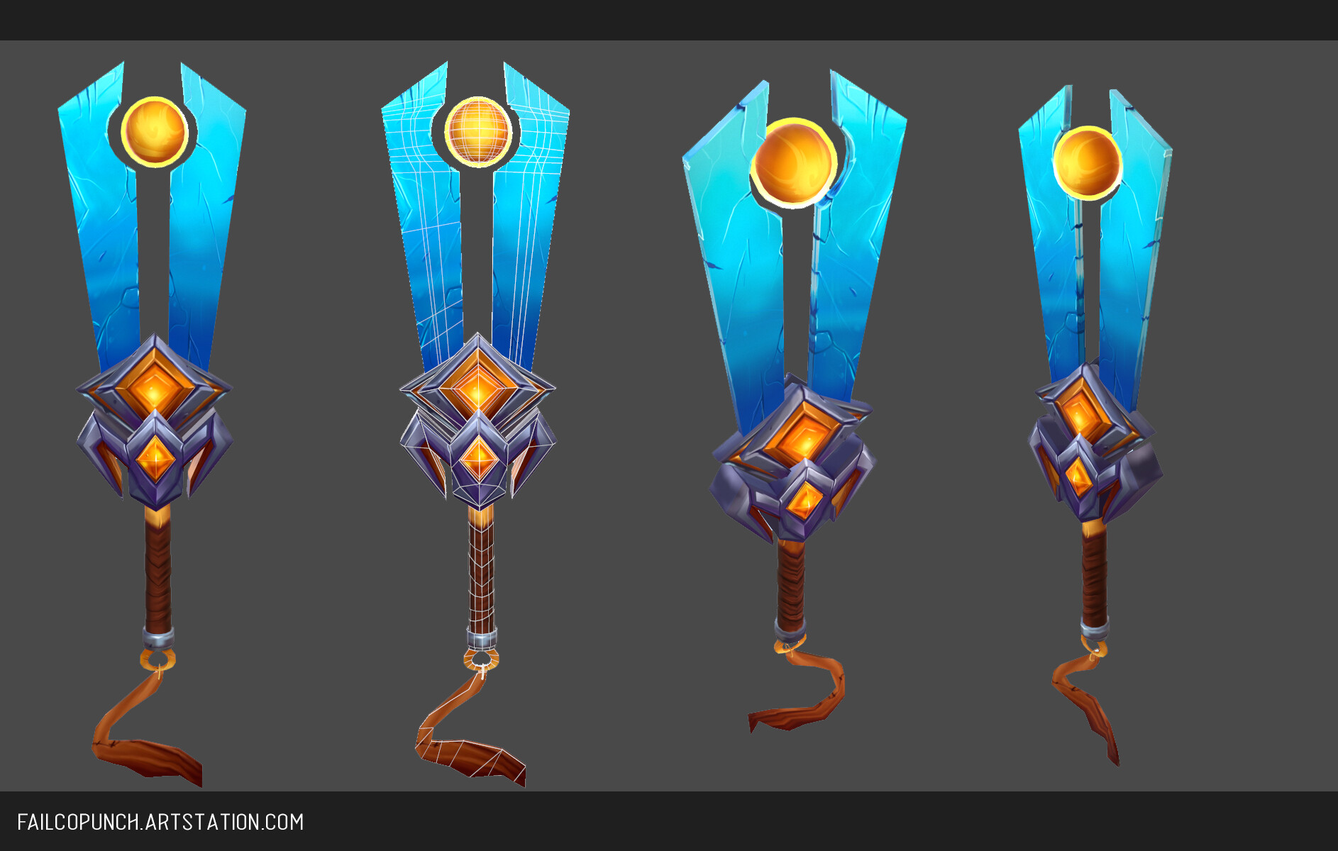 Danielle (Falco) DiFalco - Low Poly Weapon Set