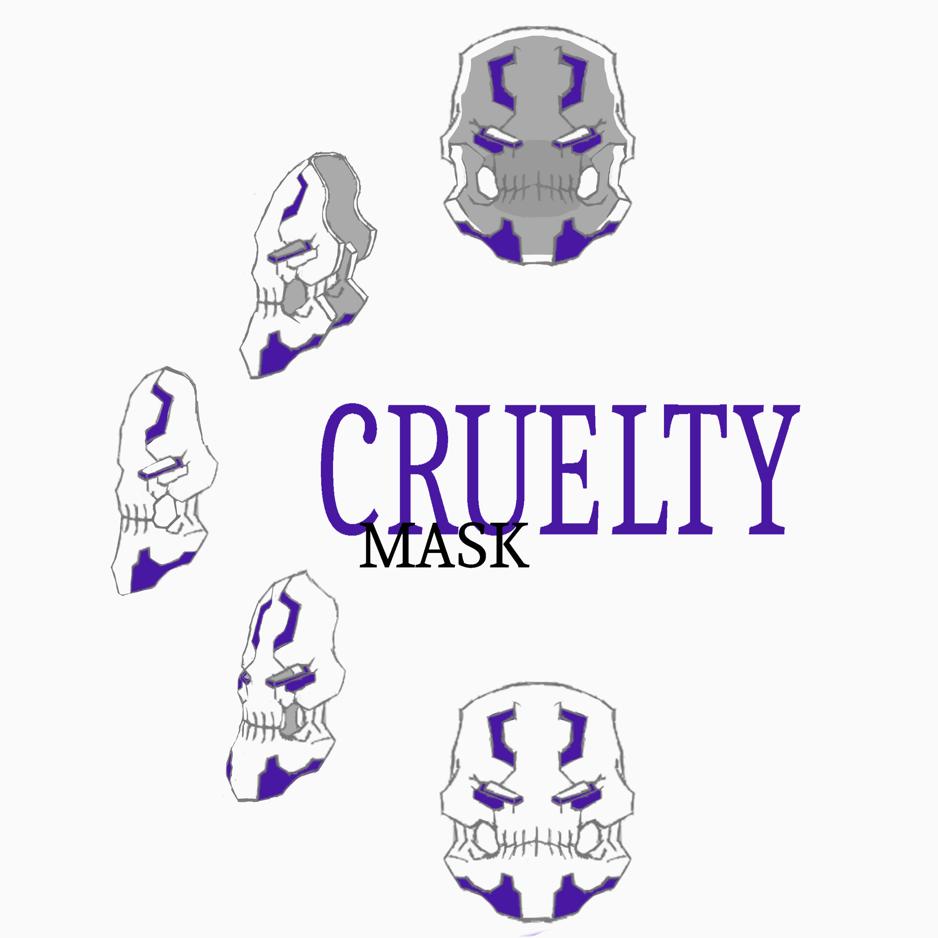 ArtStation - Eight Masks of Abyssal Kings: Cruelty Mask