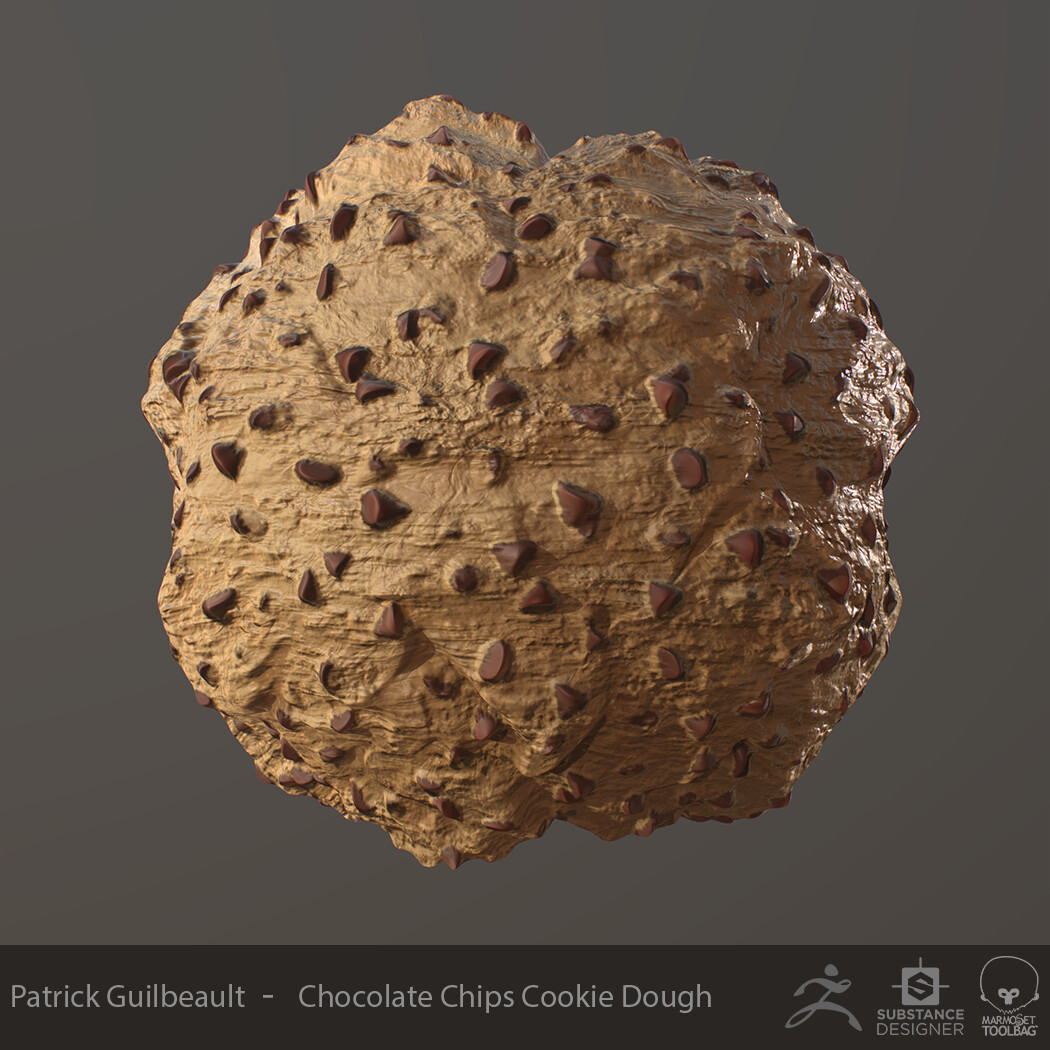 ArtStation - Chocolate Chips Cookie Dough