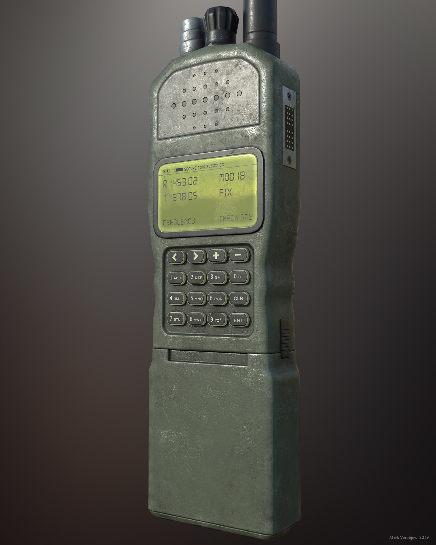 ArtStation - Military handheld radio