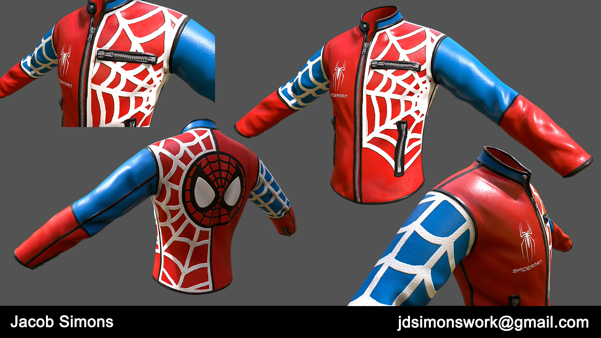 ArtStation - Spider-Man Jacket