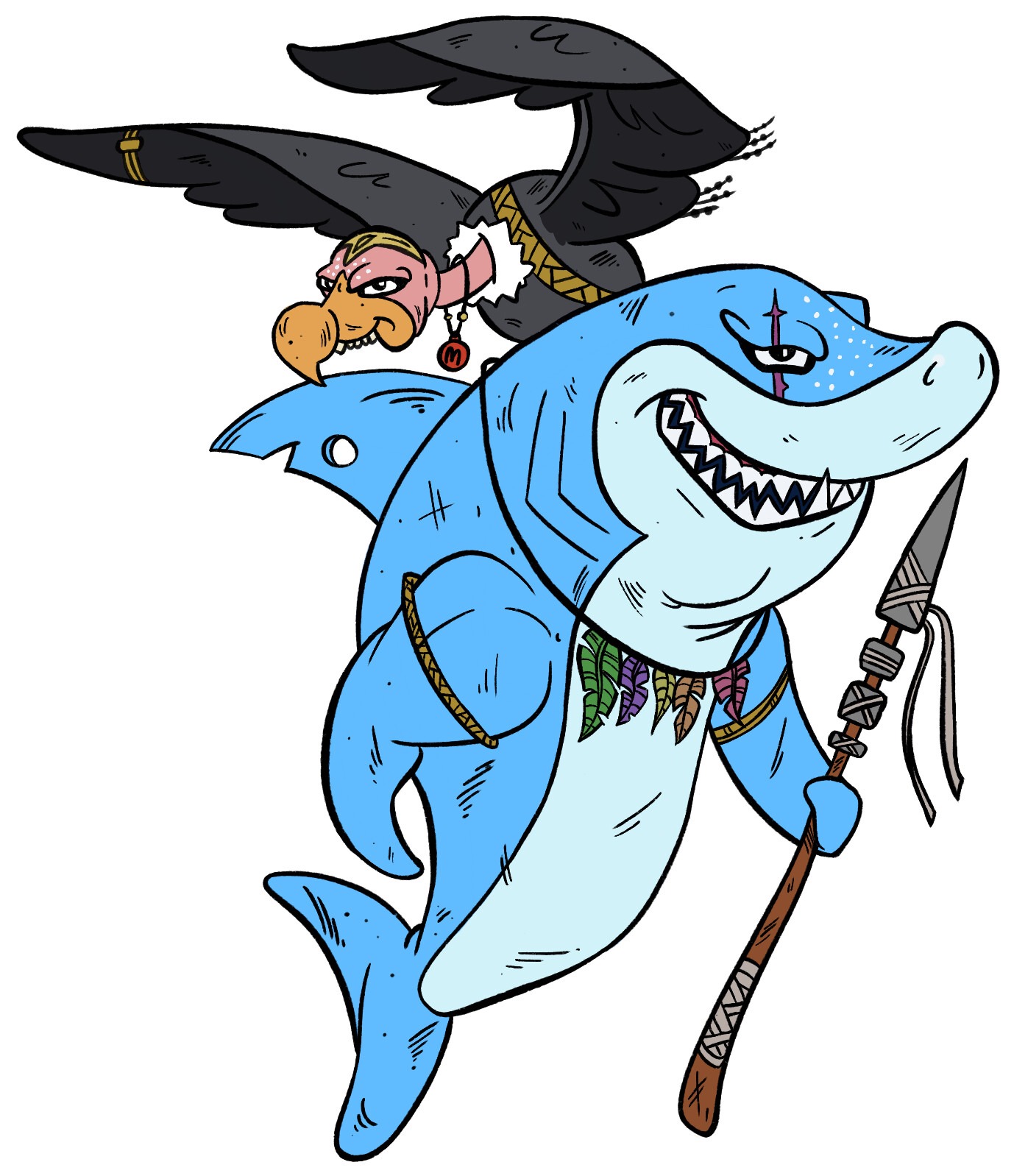 ArtStation - Tubarão e Urubu