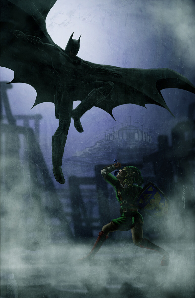 ArtStation - BATMAN VS LINK