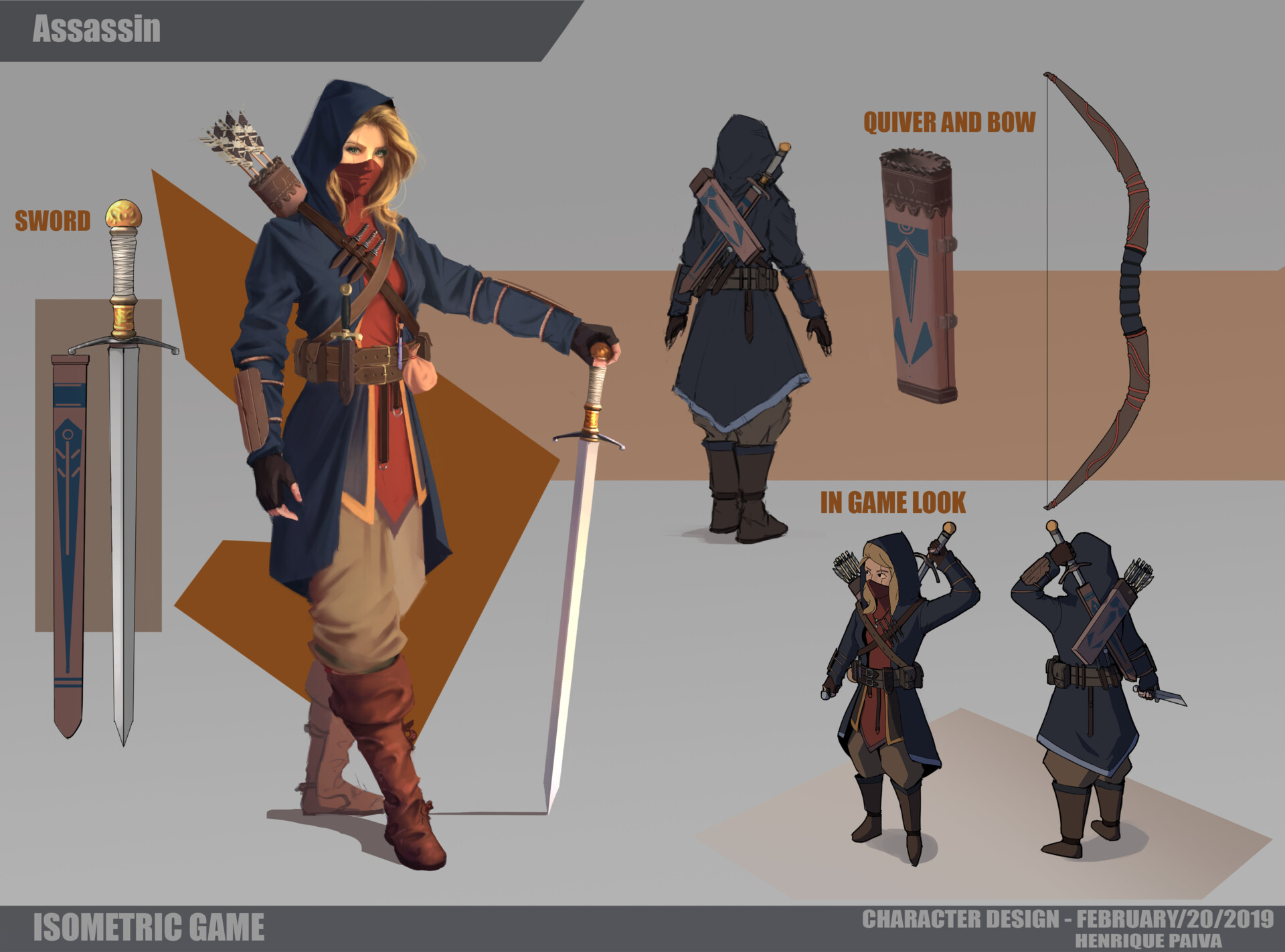 Medieval Assassin Concept By Henrique Paiva R Reasonablefantasy
