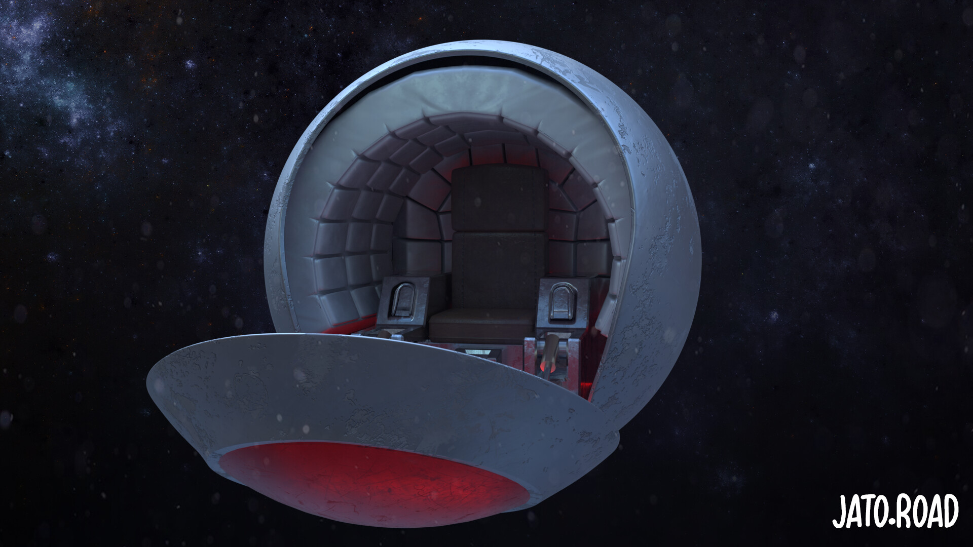 Jato ru - Saiyan Space Ship - Fan art